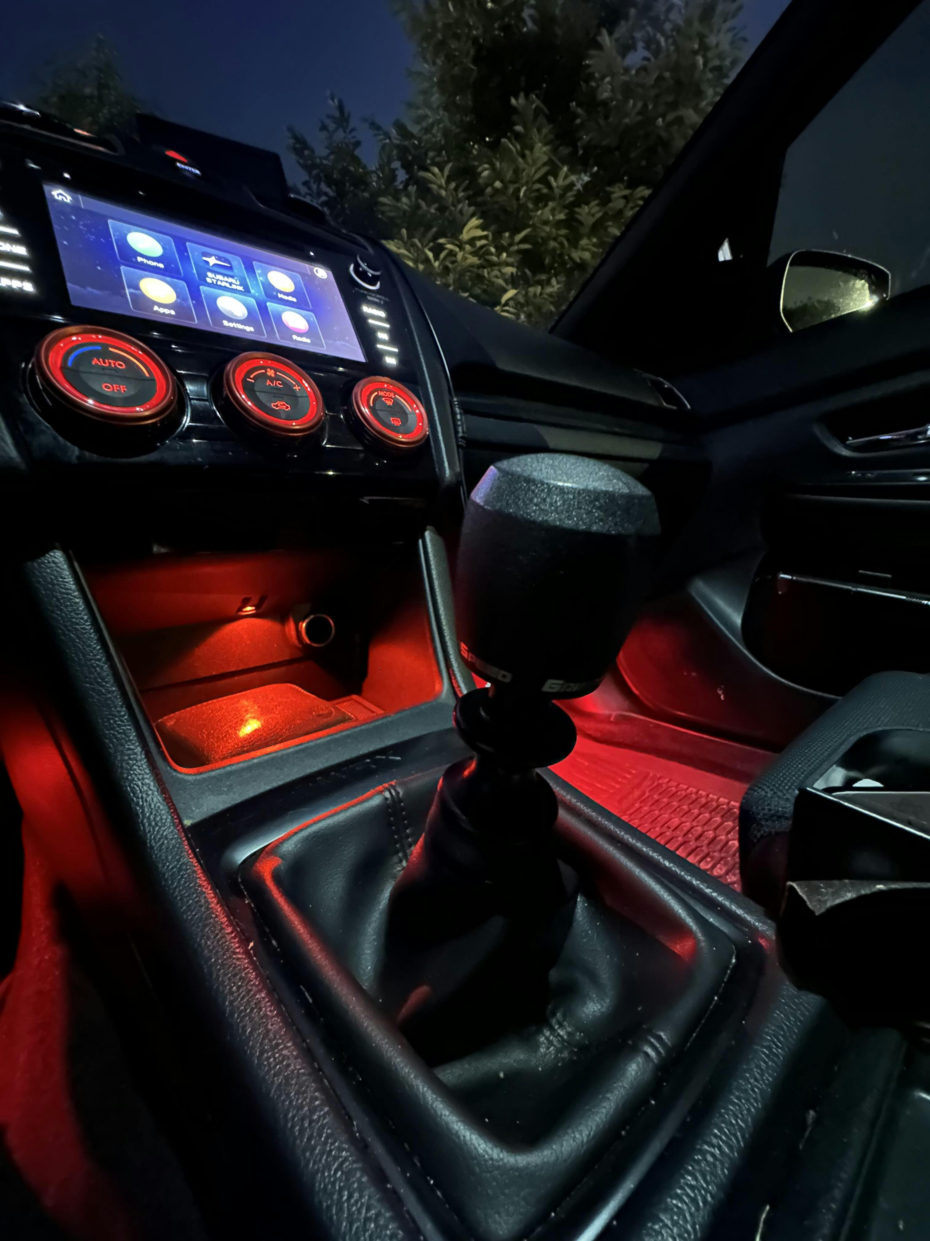 Subaru OEM Footwell Illumination Kit Red 2012-2021 WRX / 2012-2021 STI ...