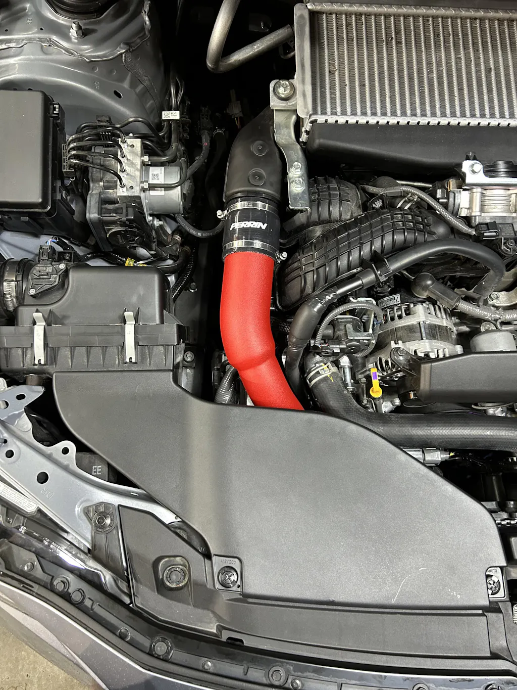 Perrin Charge Pipe Red 2022-2024 WRX - Subimods.com