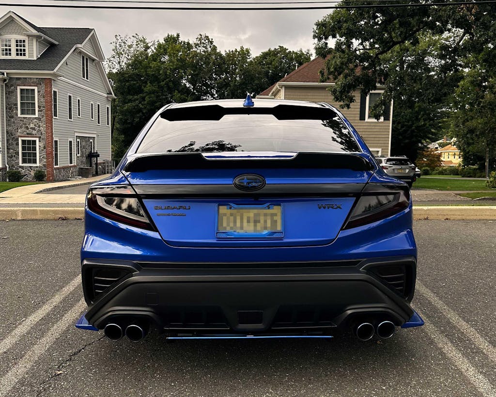 Subaru OEM STI Rear Under Spoiler Red 2022-2024 WRX - Subimods.com