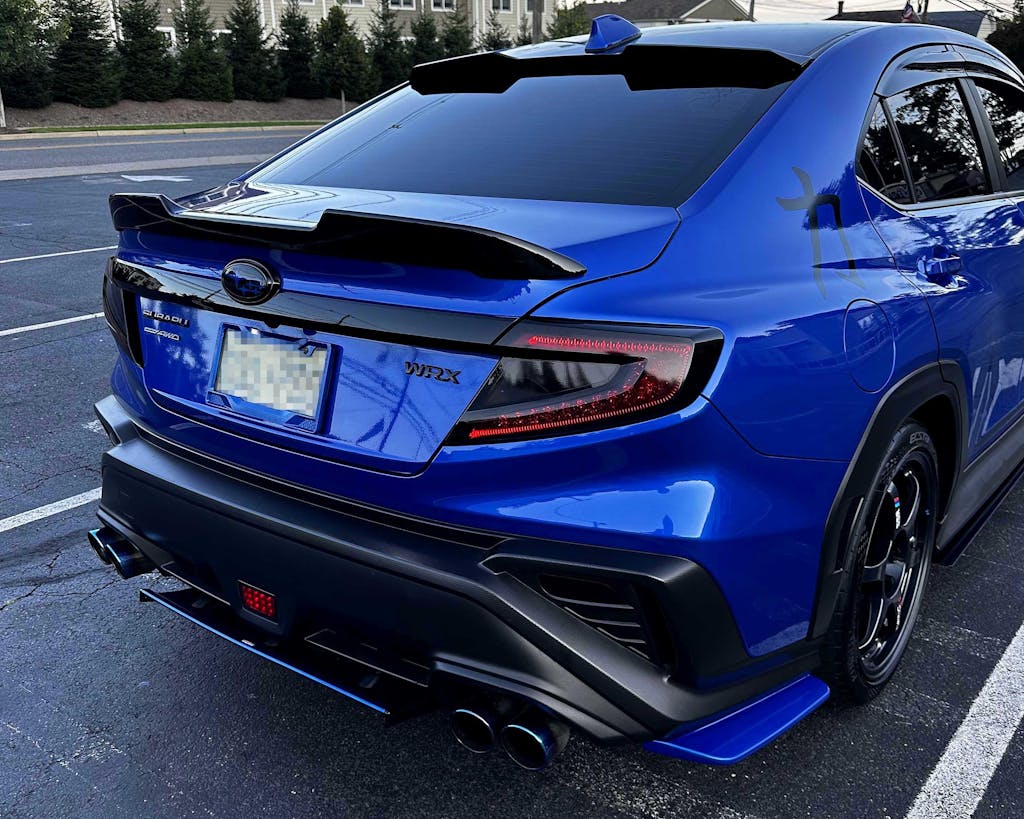 Subaru OEM STI Rear Under Spoiler Red 2022-2024 WRX — Subimods.com