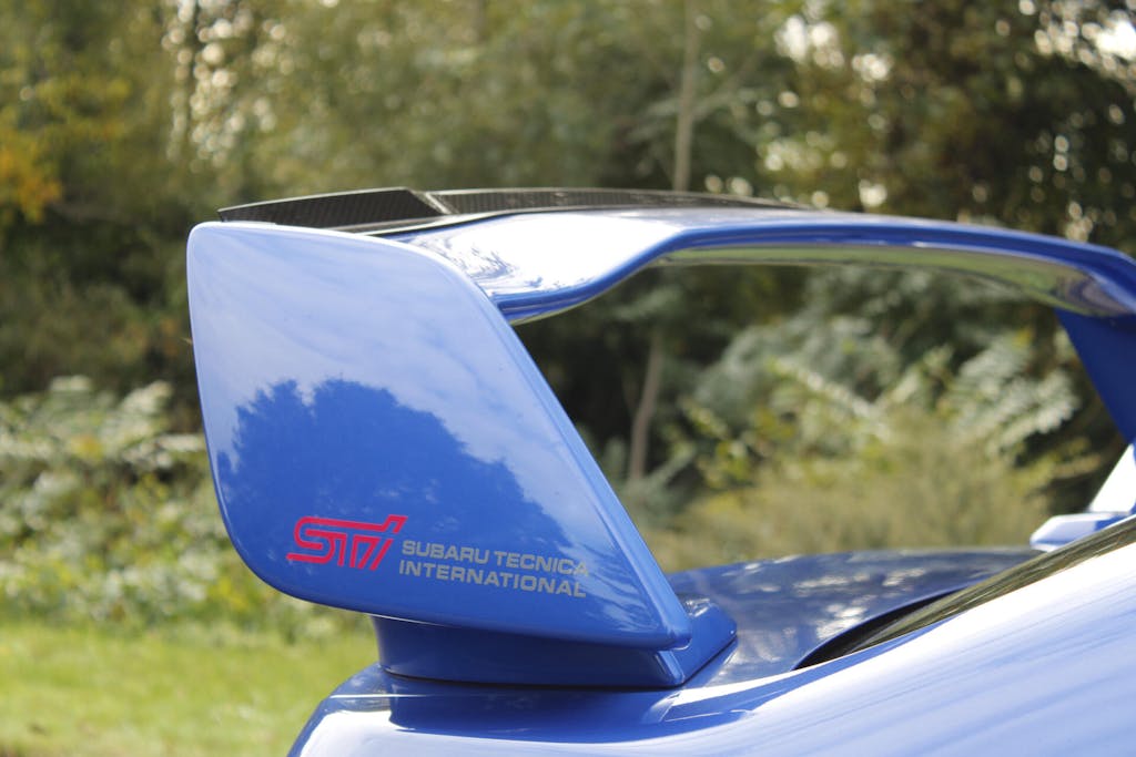 Subaru JDM STI Sticker Type C Cherry Red Grey for WRX STI — Subimods.com