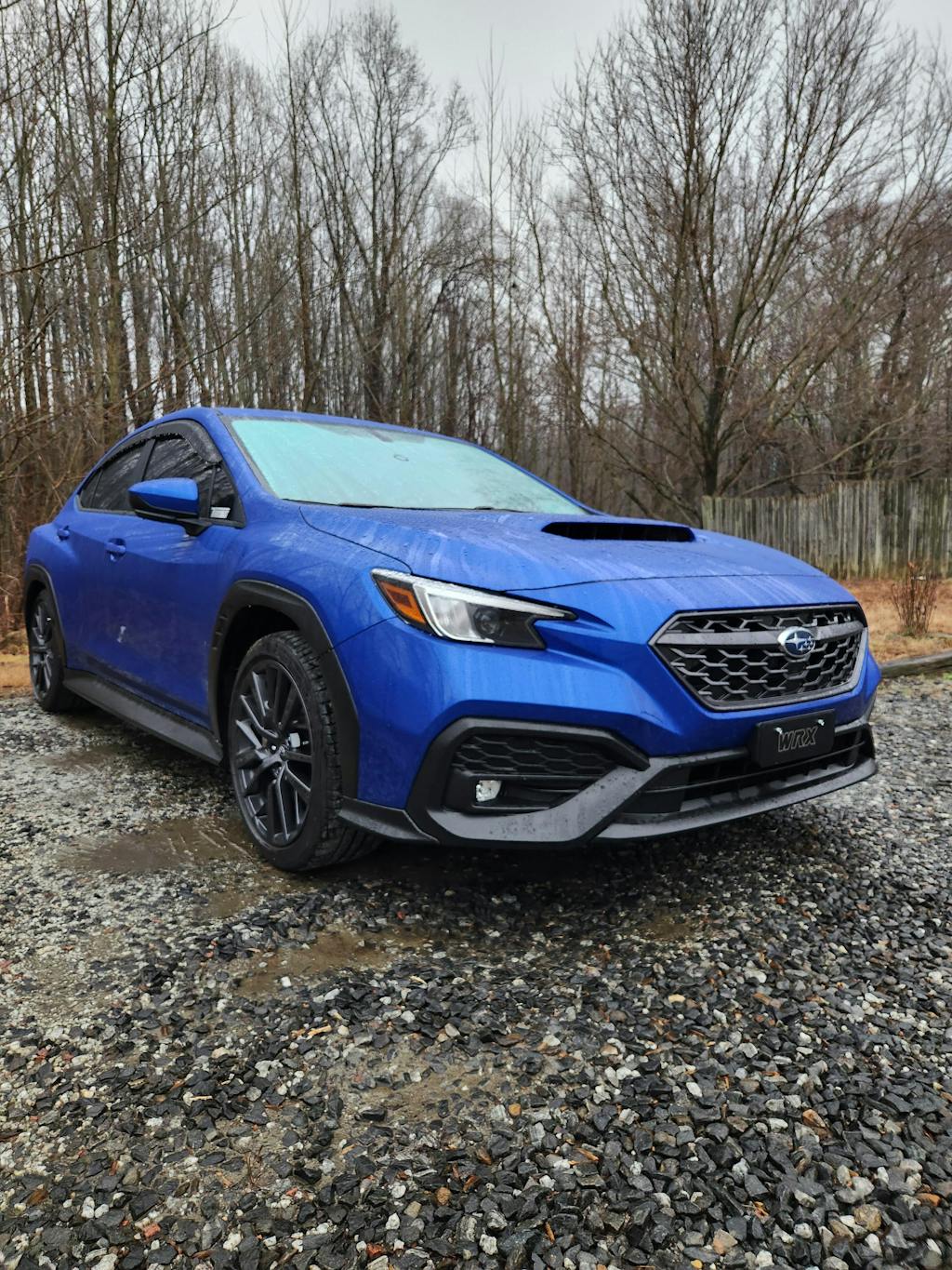 Subaru WRX STI Euro-Style Marque Plate Delete Matte Black | — Subimods.com