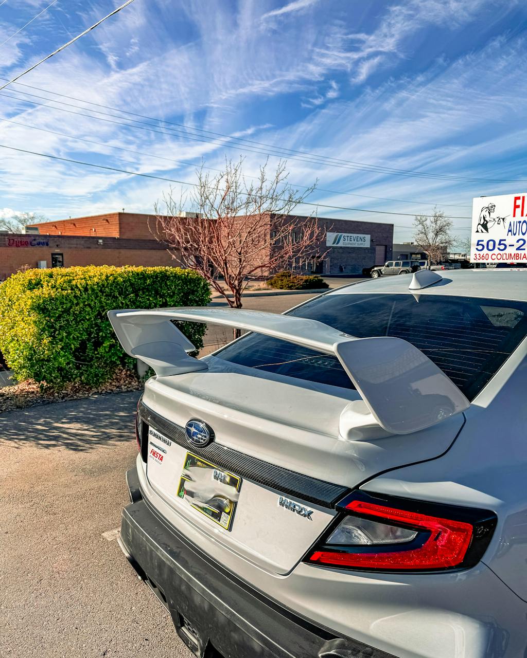 Subaru JDM STI Trunk Spoiler Unpainted w/ Torsion Bars and Installation ...