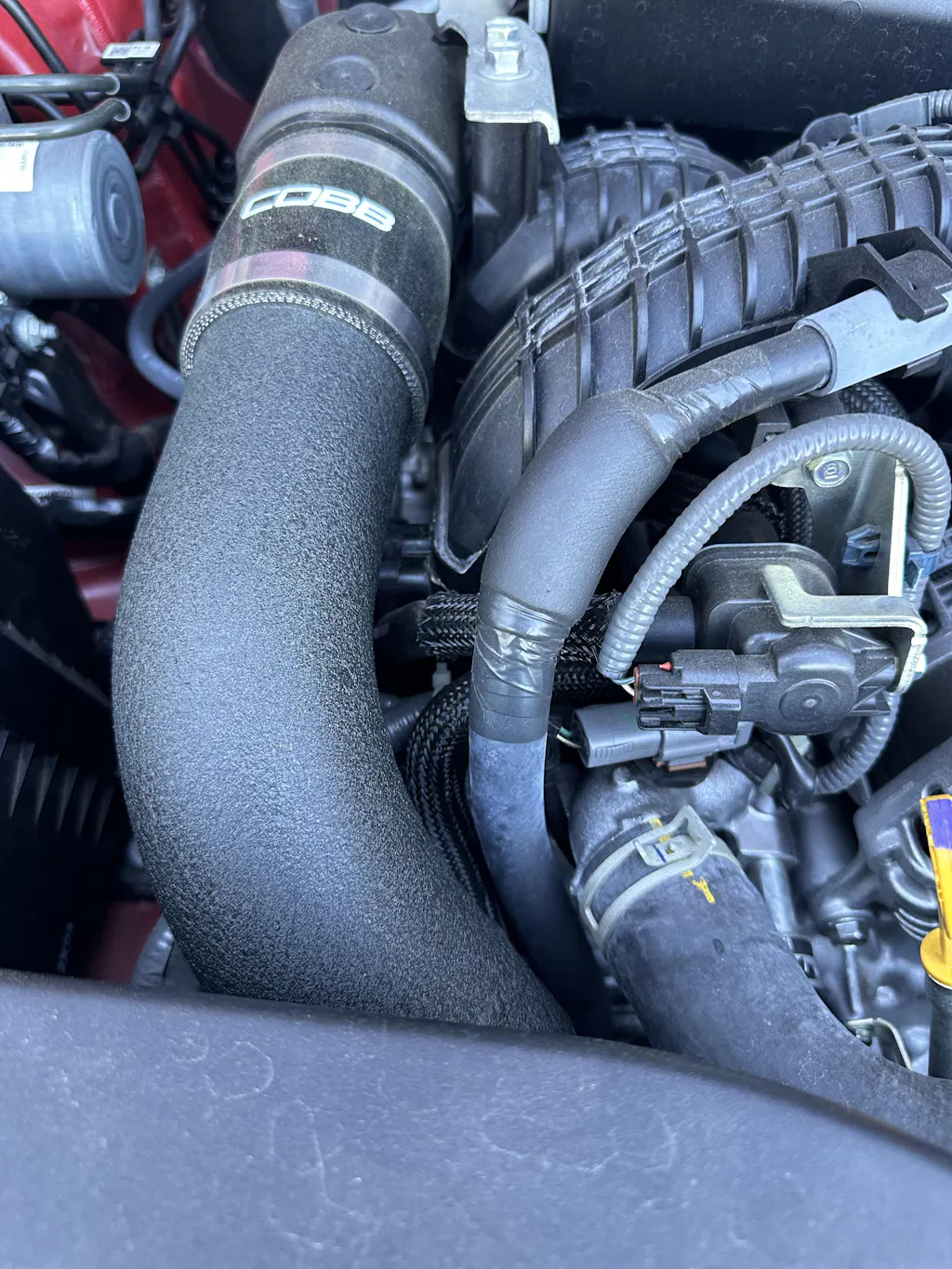 COBB Aluminum Charge Pipe Black 2022-2024 WRX / 2019-2023 Ascent / 2020 ...