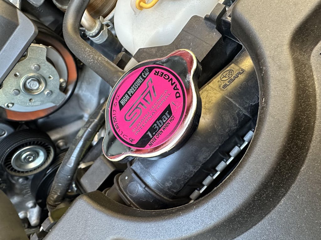 Subaru OEM STI 1.3 Bar High Pressure Radiator Cap Pink - Subimods.com