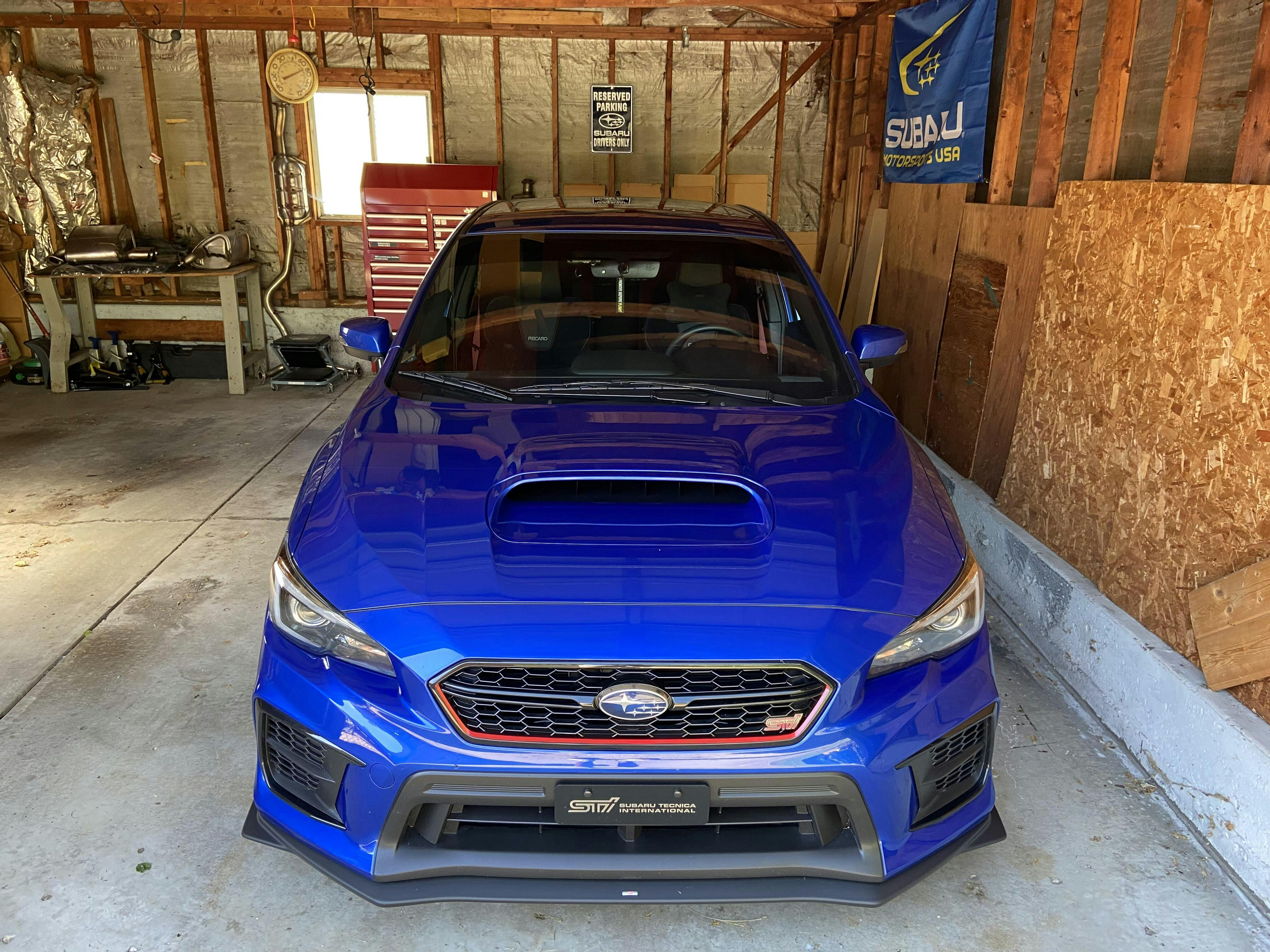 Subaru OEM STI Euro-Style Marque Plate Delete Matte Black 2007-2021 WRX ...