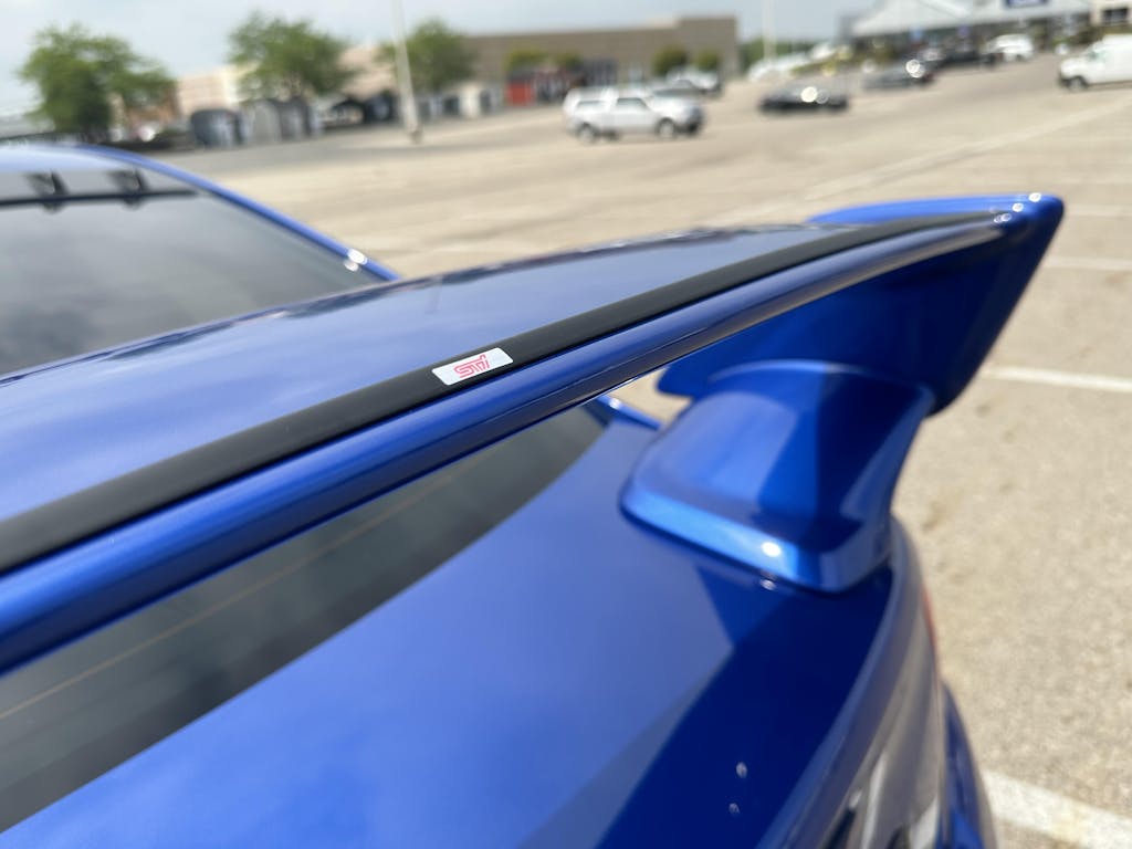 Subaru JDM STI Gurney Flap For Use w/ OEM STI Wing 2015-2021 STI ...