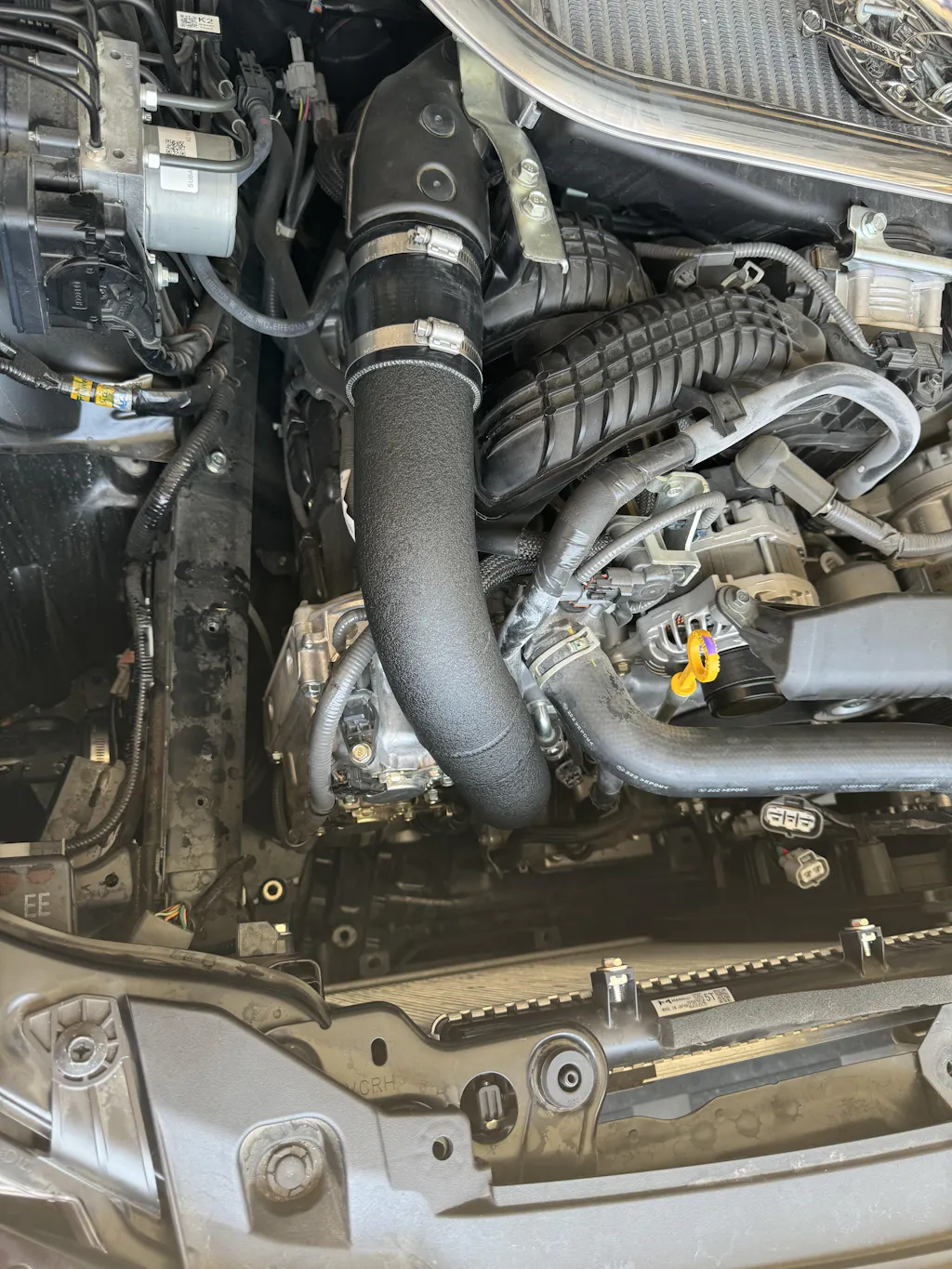 COBB Aluminum Charge Pipe Black 2022-2024 WRX / 2019-2023 Ascent / 2020 ...
