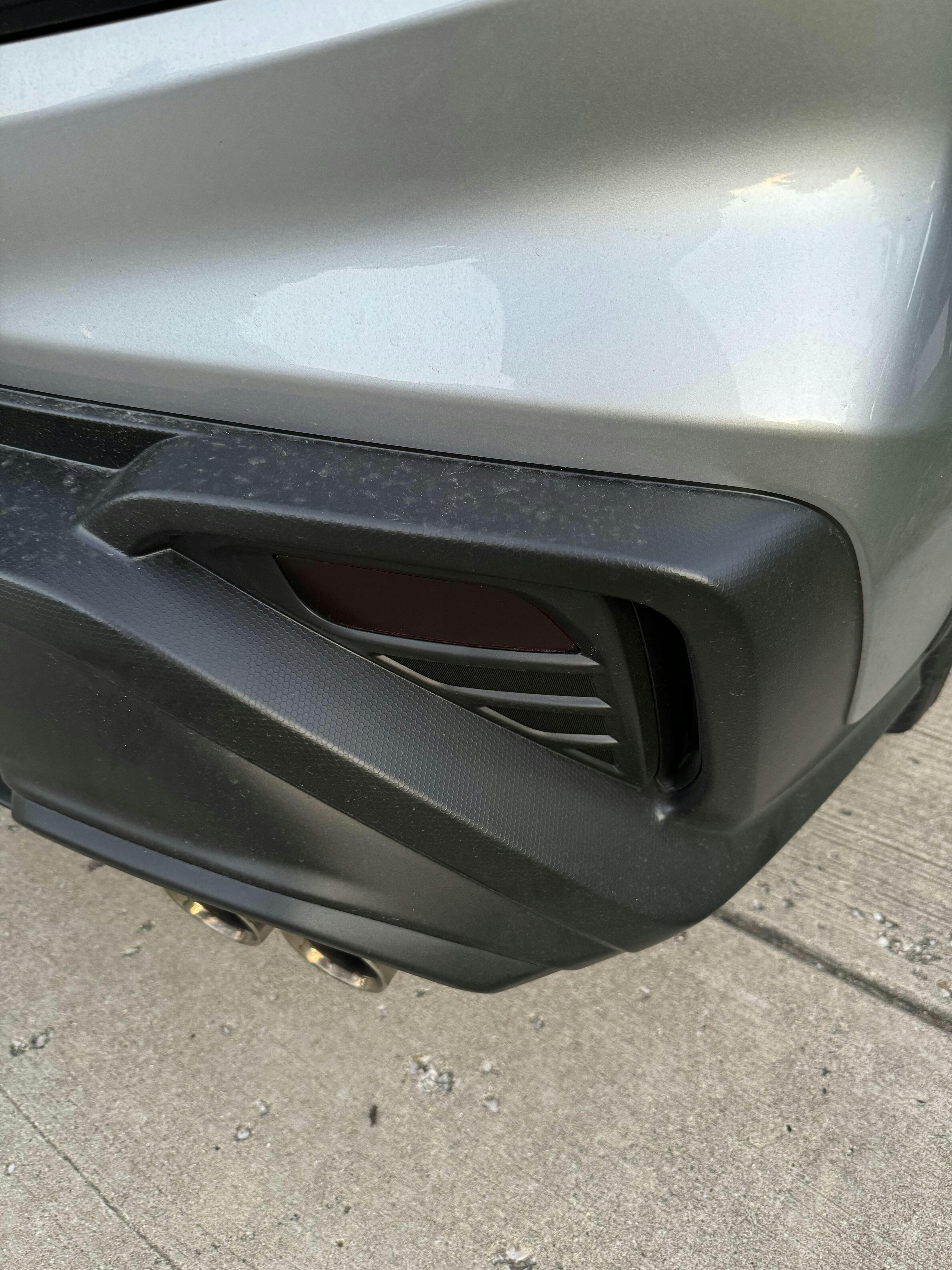 Driven Media Rear Bumper Reflector Overlay 2022-2024 WRX - Subimods.com