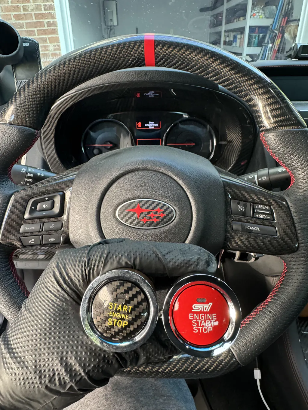 Subaru JDM Push Start Button Red for WRX STI 2015-2021 — Subimods.com