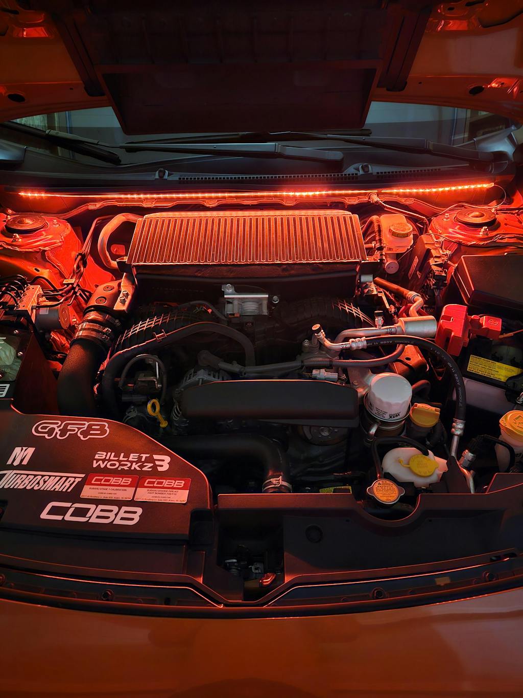 Mishimoto Top Mount Intercooler Black 2022-2024 WRX - Subimods.com