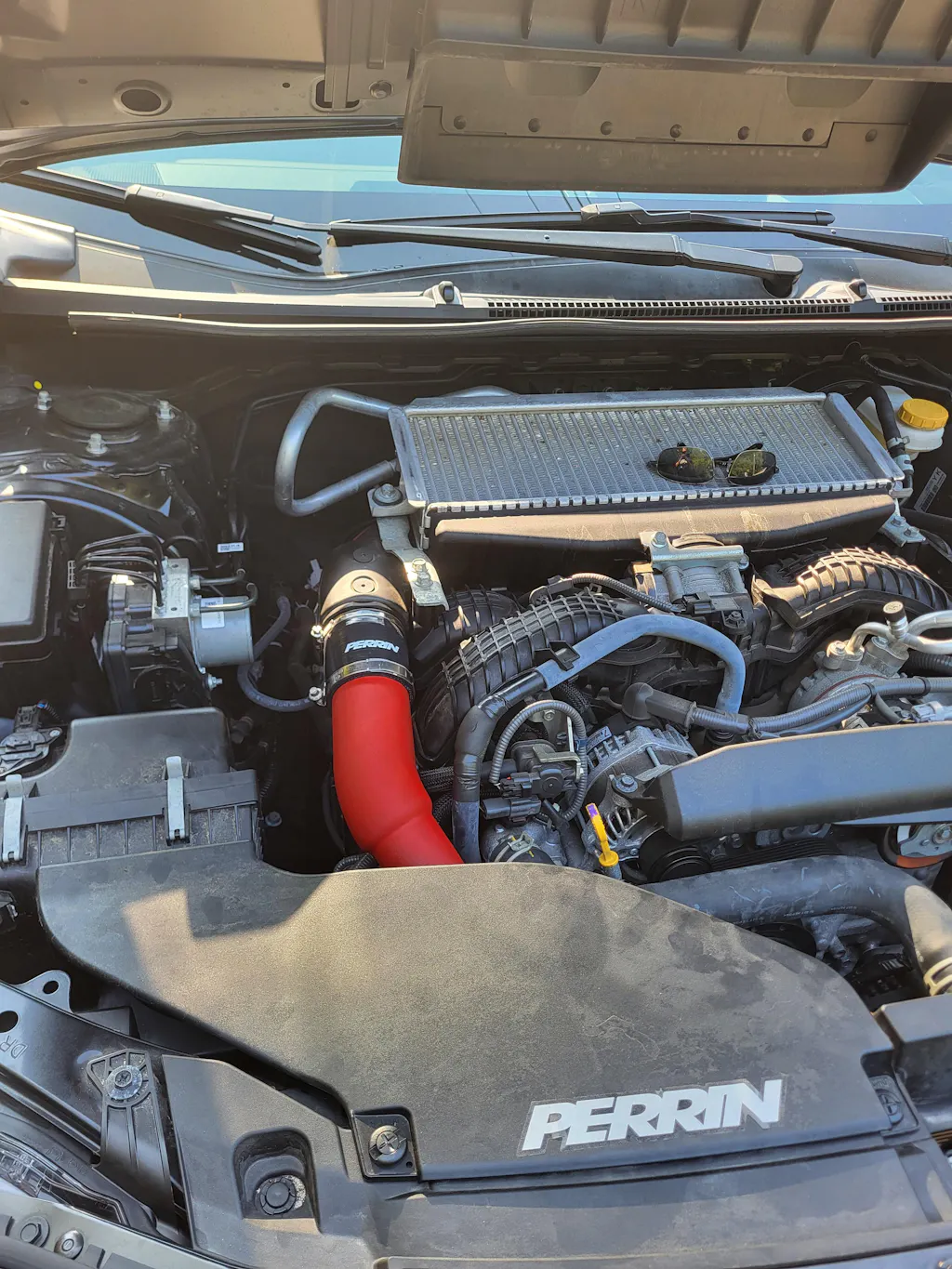 Perrin Charge Pipe Red for 2022-2025 WRX Outback XT — Subimods.com