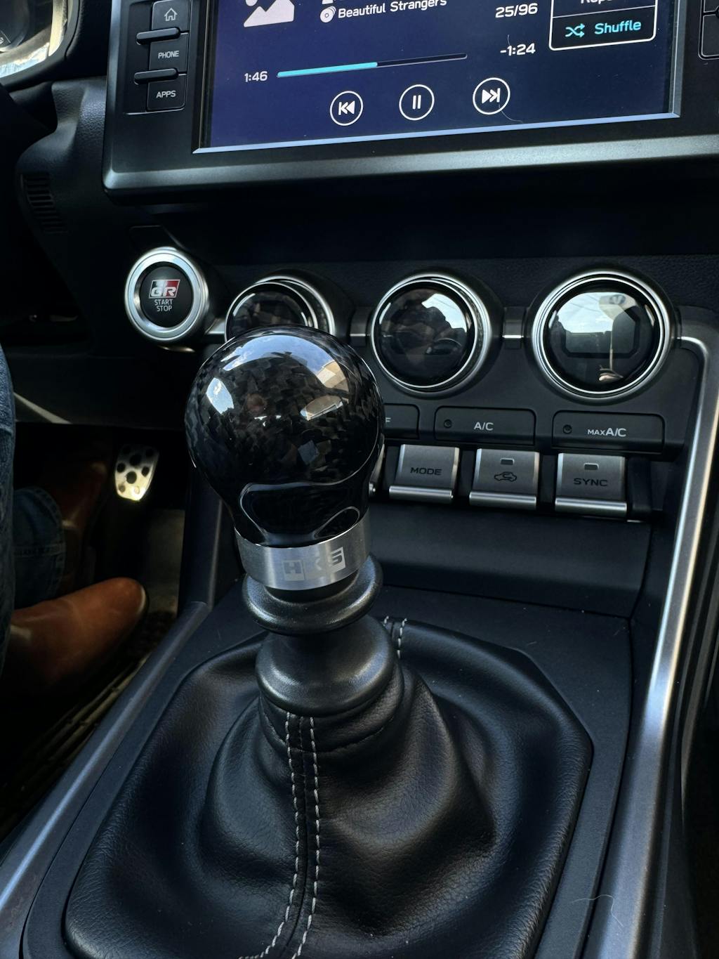 HKS Carbon Fiber Shift Knob 2013-2024 BRZ / 2013-2016 FRS / 2022-2024 ...