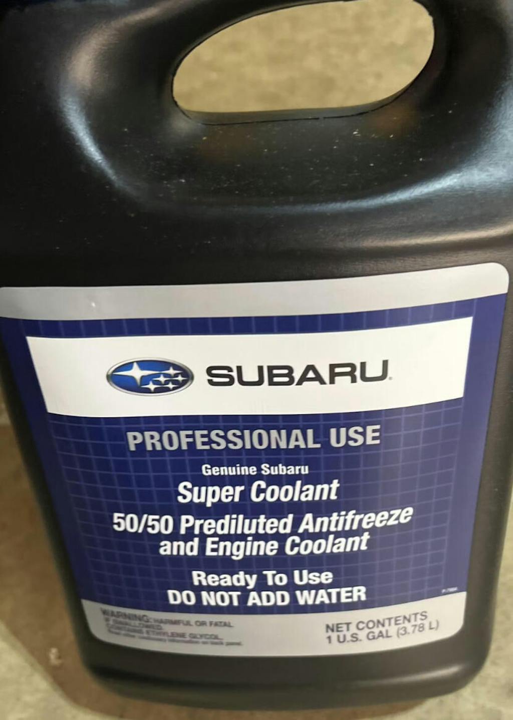 Subaru OEM Super Coolant 1 Gallon - Subimods.com