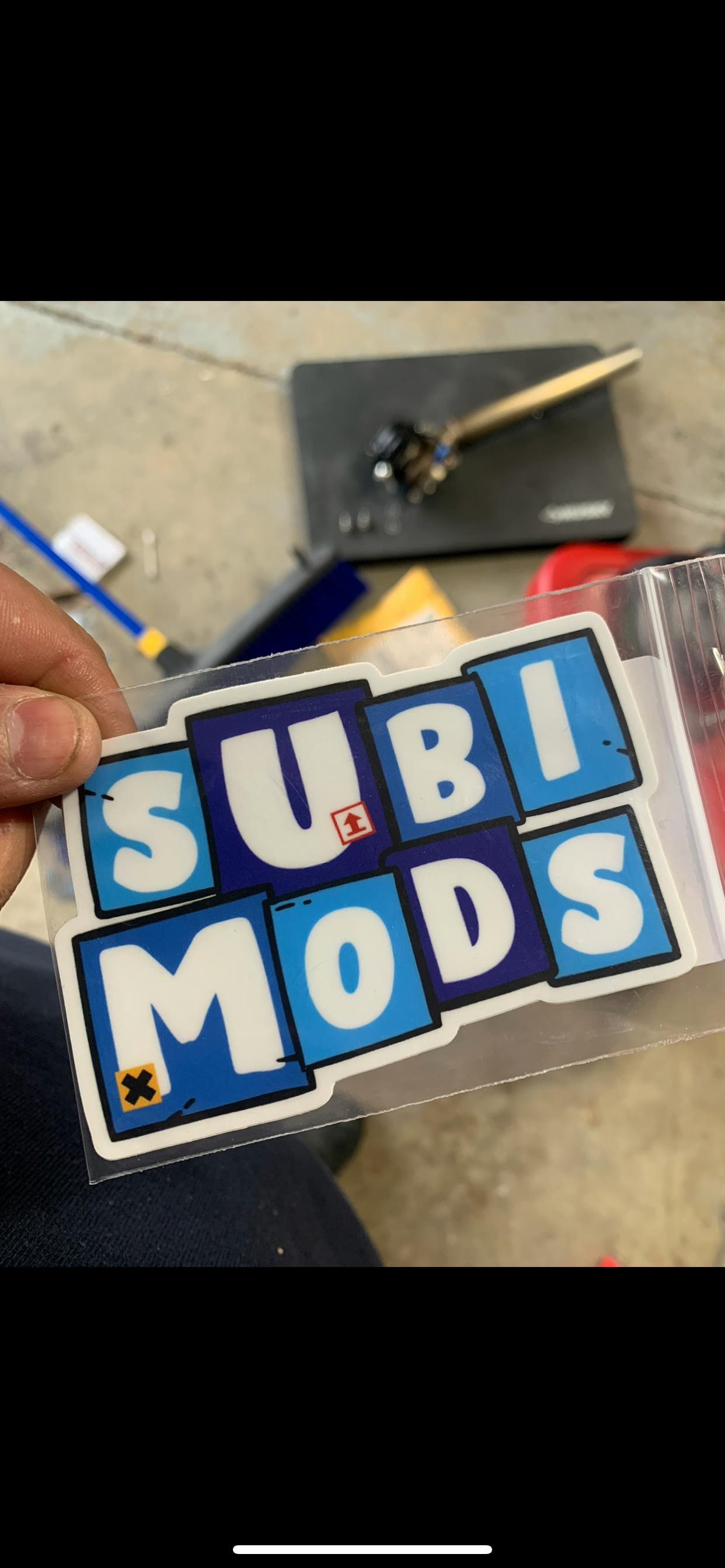 Subimods Official "Boxed Up" Slap Sticker - Subimods.com