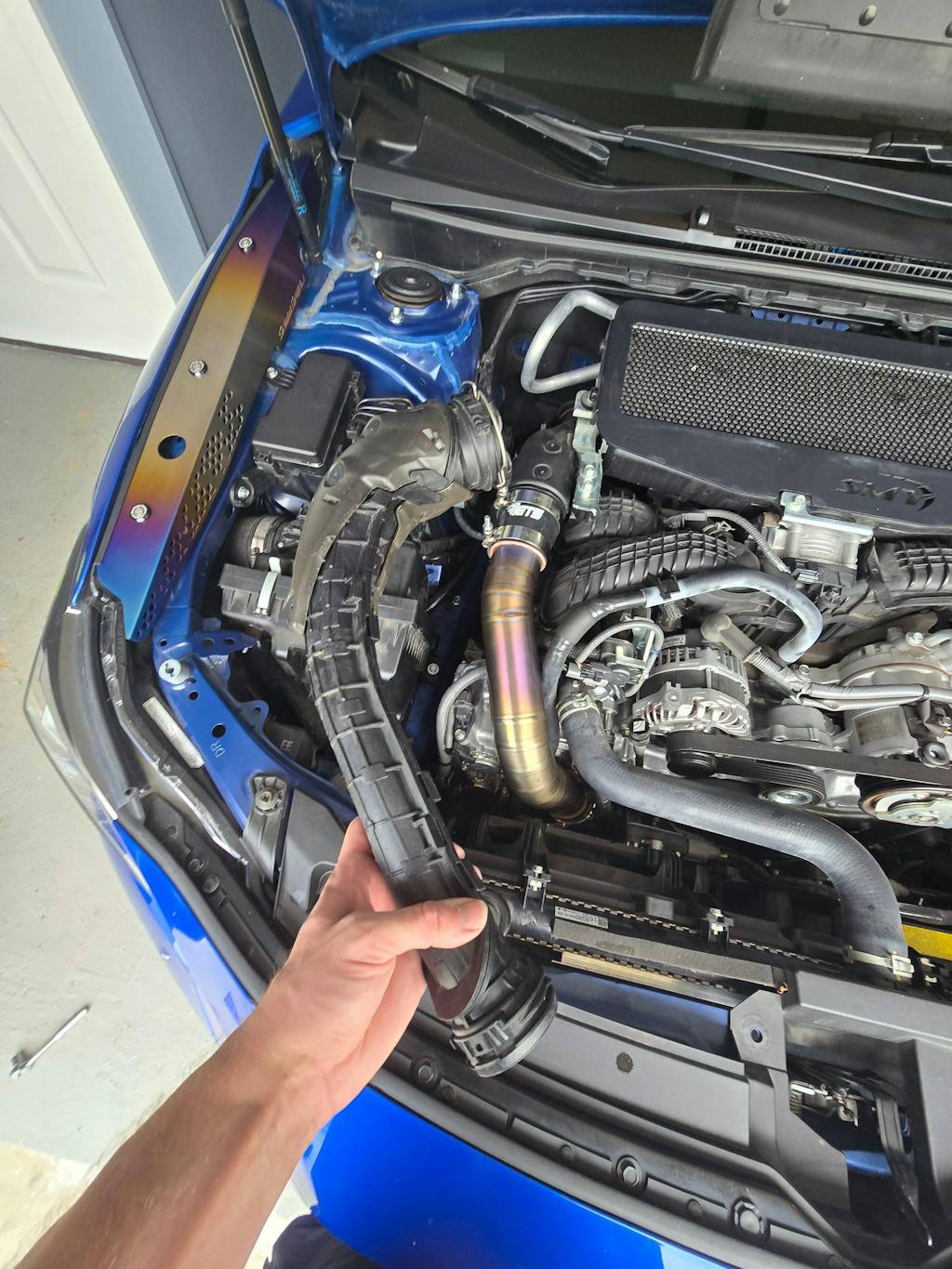 ETS Titanium Top Mount Intercooler Charge Pipe 2022-2024 WRX - Subimods.com