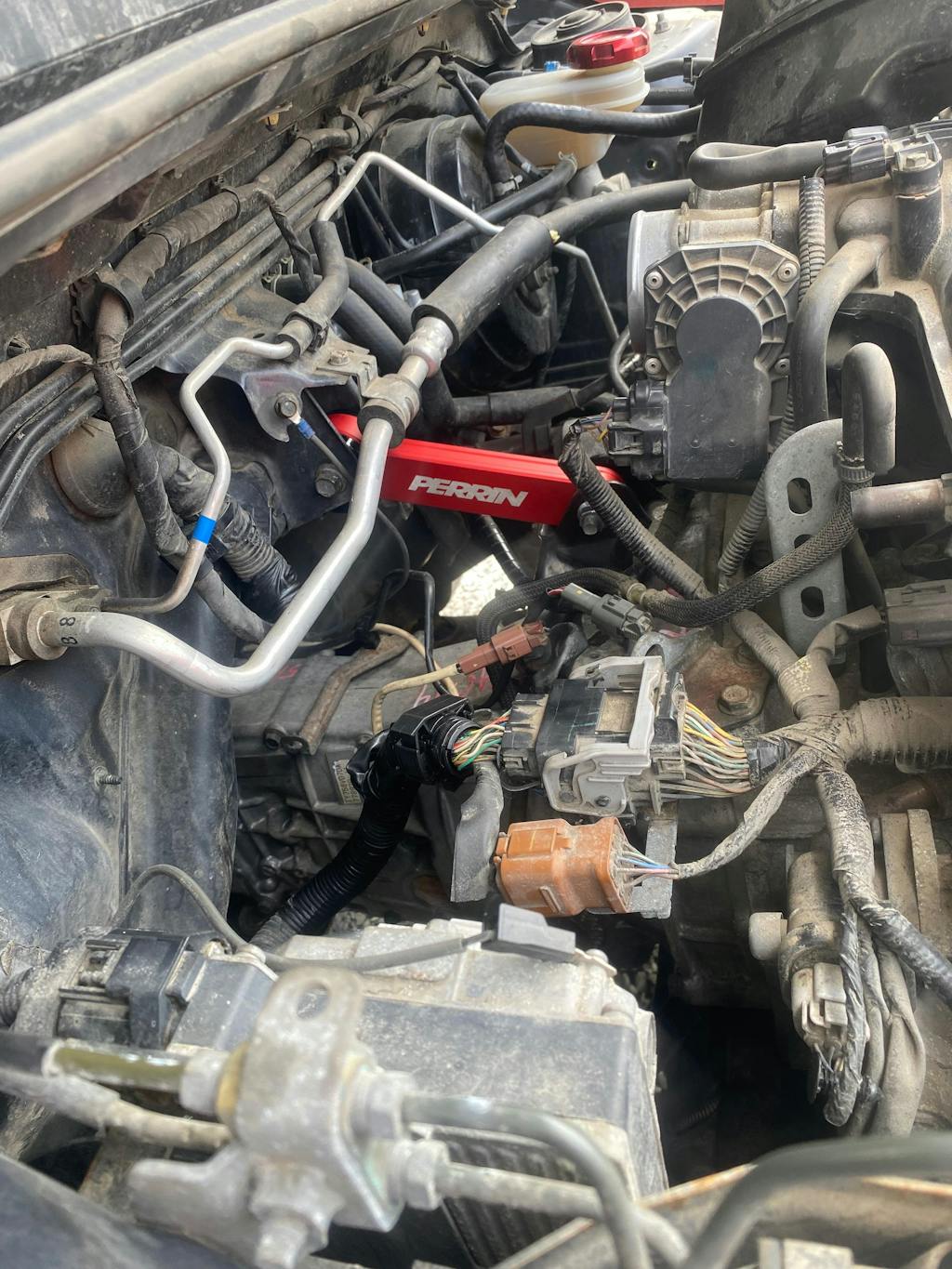 Perrin Pitch Stop Mount Red 2002-2024 WRX / STI / LGT/ FXT - Subimods.com