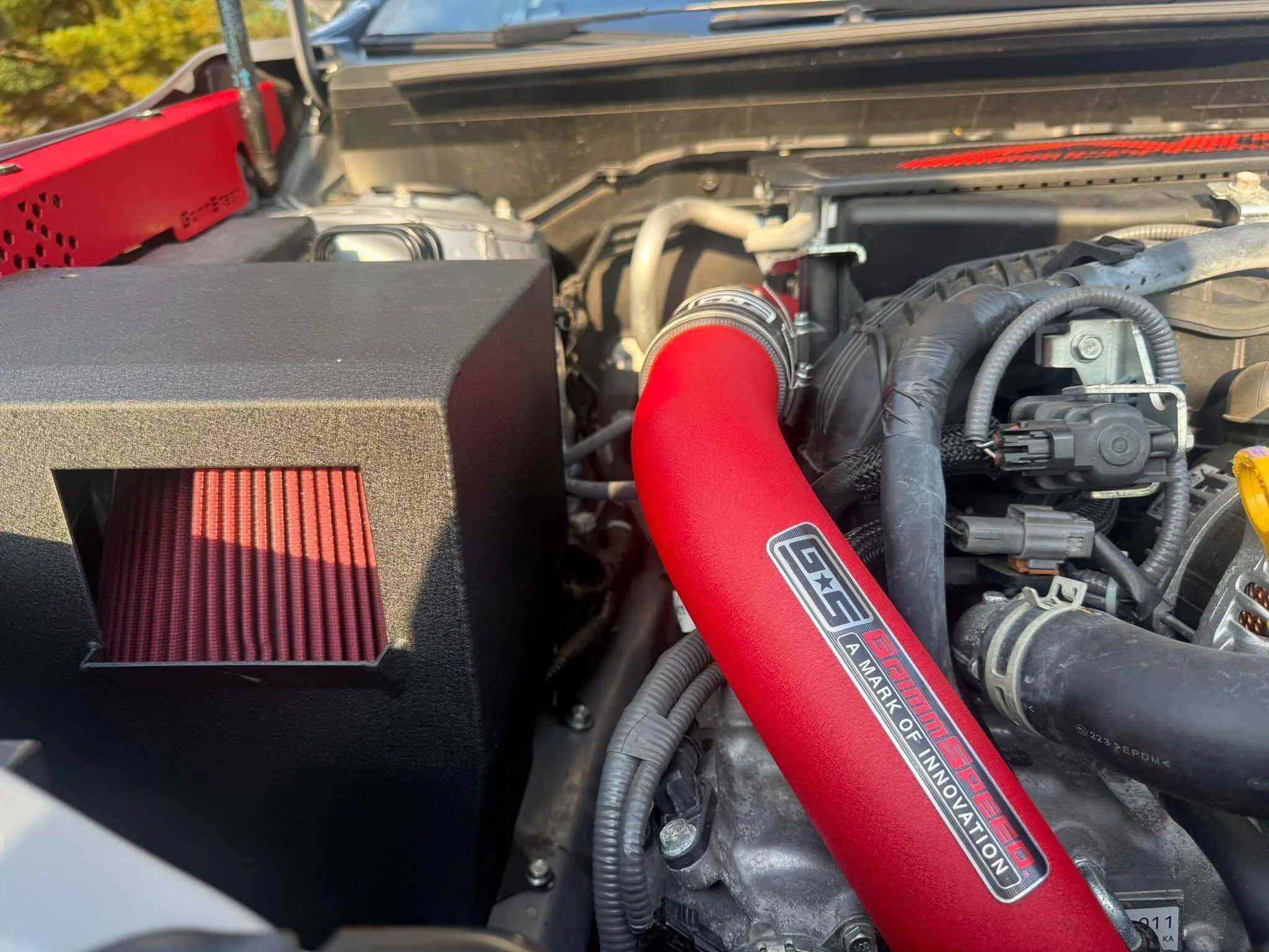 Grimmspeed Red Charge Pipe Kit WRX 2022-2025 / Ascent — Subimods.com