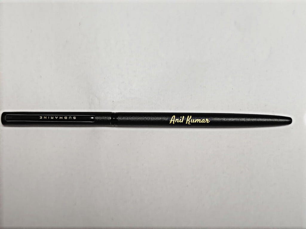 Buy Slim Metal Black Ball Pen – Smooth Writing Experience - Submarine Pens