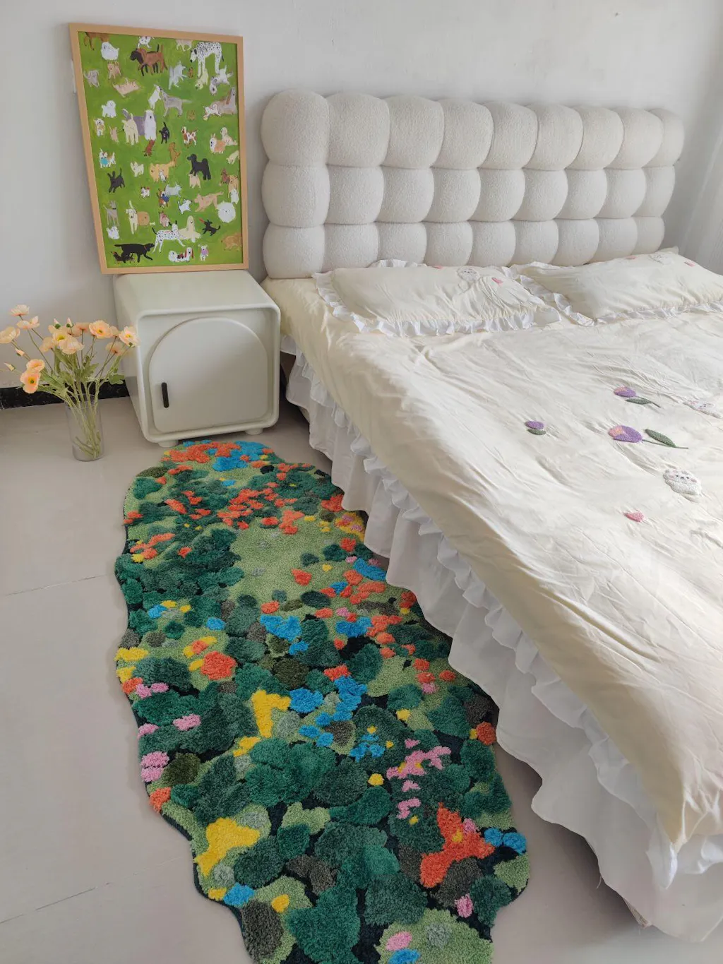 Colorful Blooming Forest Flower Nature Soft Mat Moss Rugs Carpets Bedr – Sugarplum Store