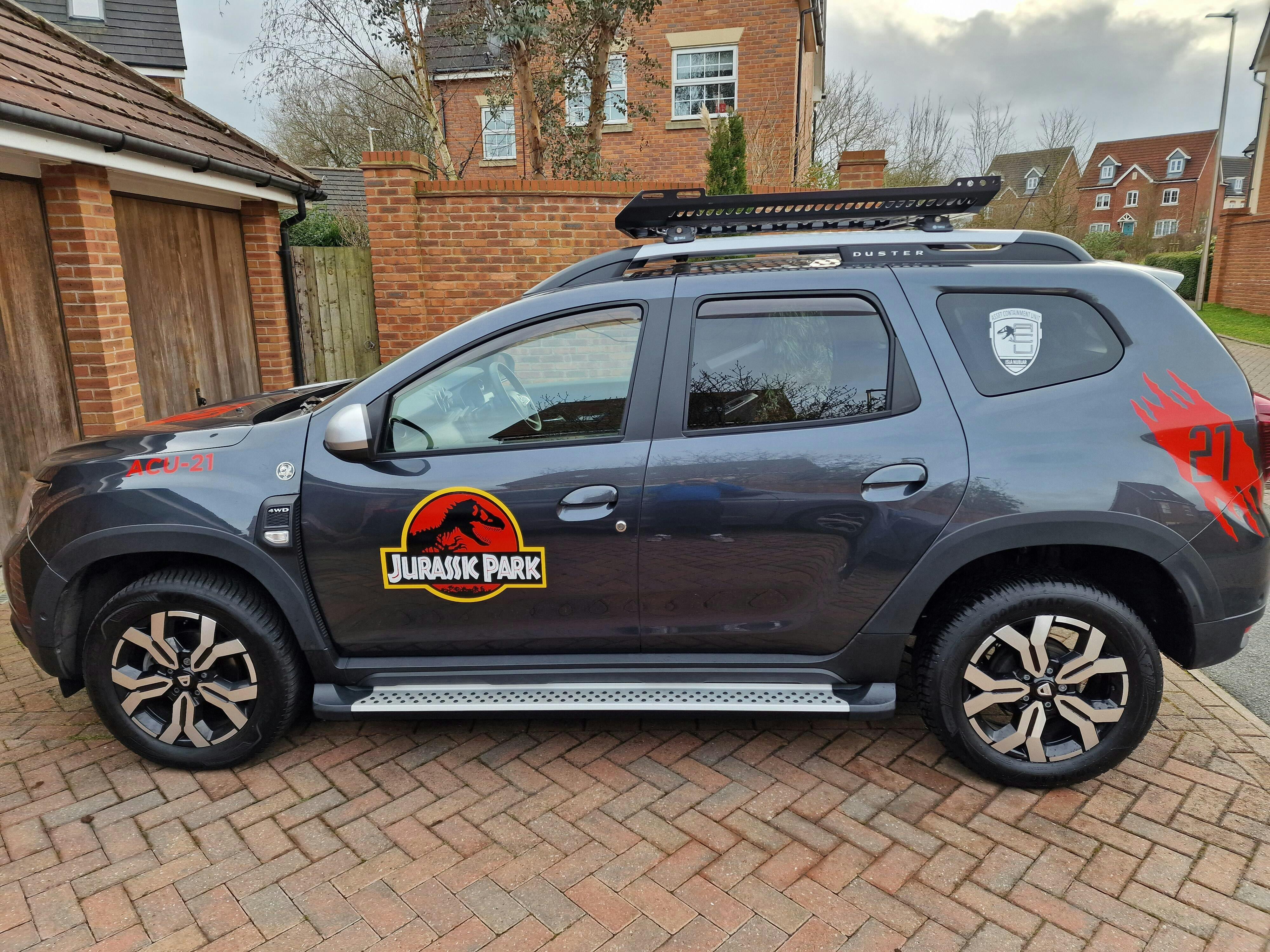 Summit Graphix | Jurassic Park Asset Containment Unit Car Sticker