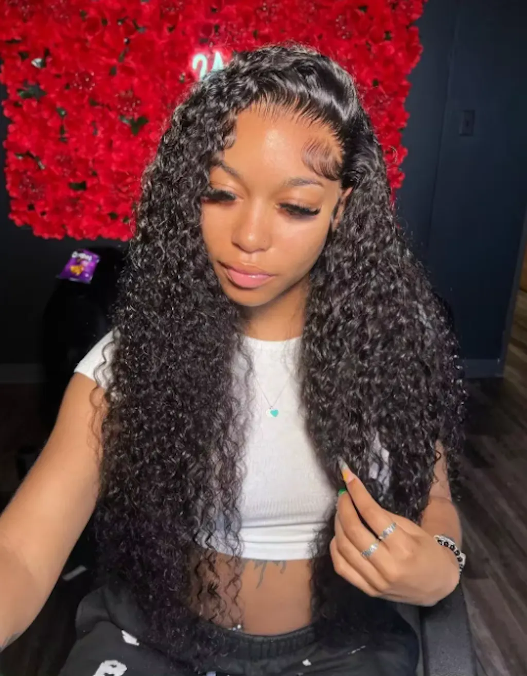 Bleached Knots Jerry Curly 7x5 Lace Wigs – Sunber