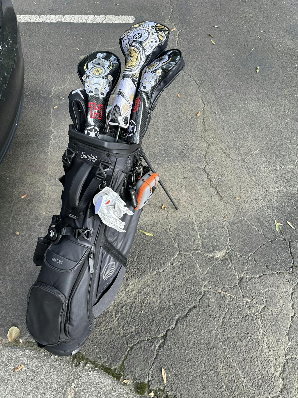 THE RANGER | Premium Stand Bag - Black – Sunday Golf