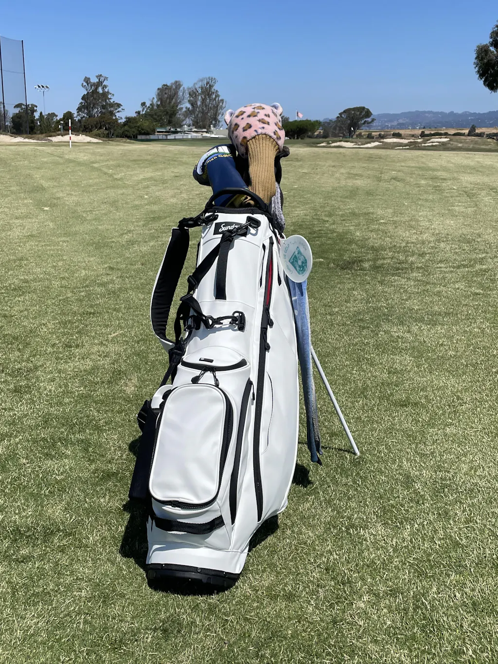 Ryder S-Class | Cream Leather Lightweight Stand Bag – Sunday Golf