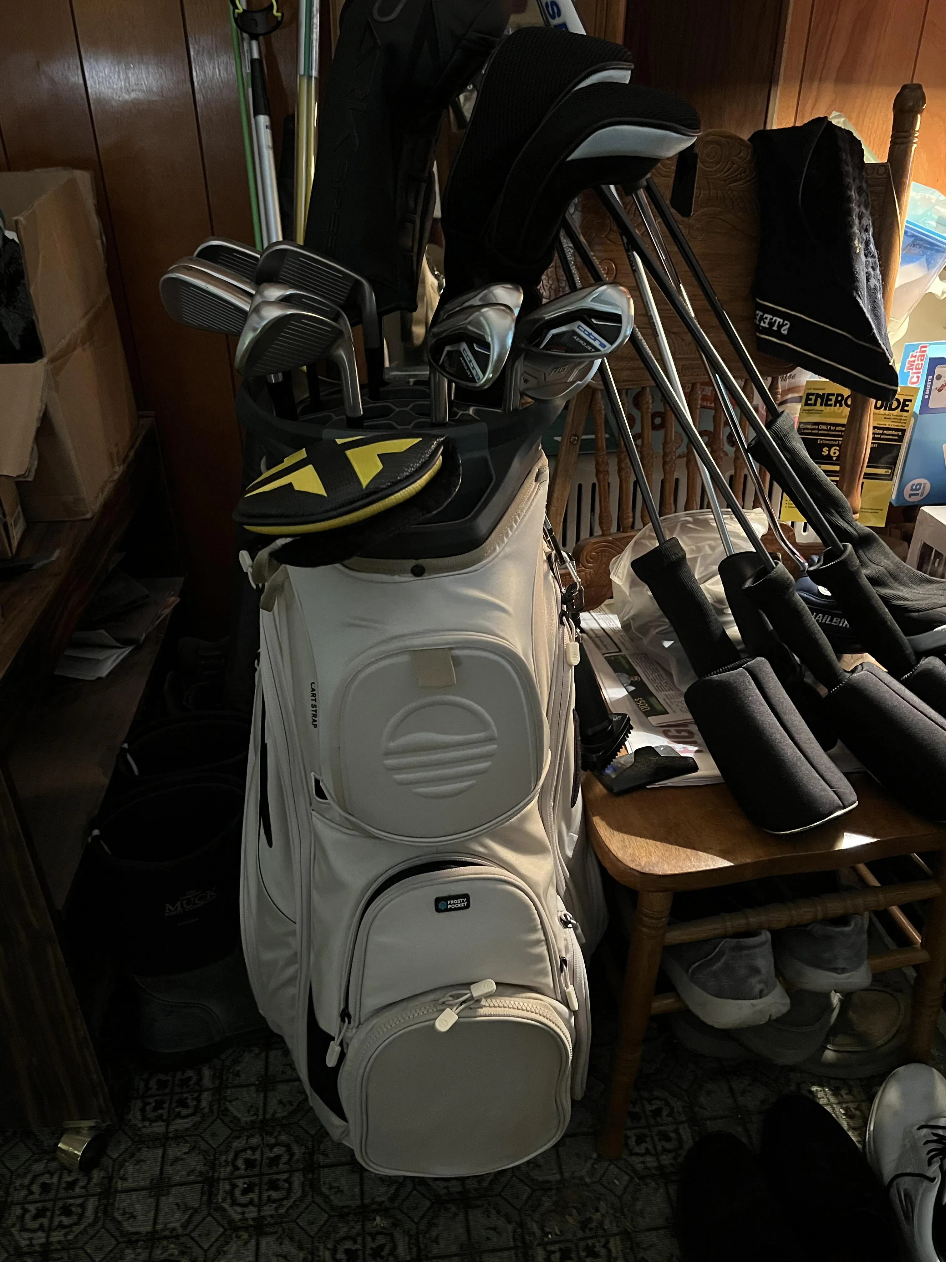THE BIG RIG | Cart Bag - Toasted Almond – Sunday Golf