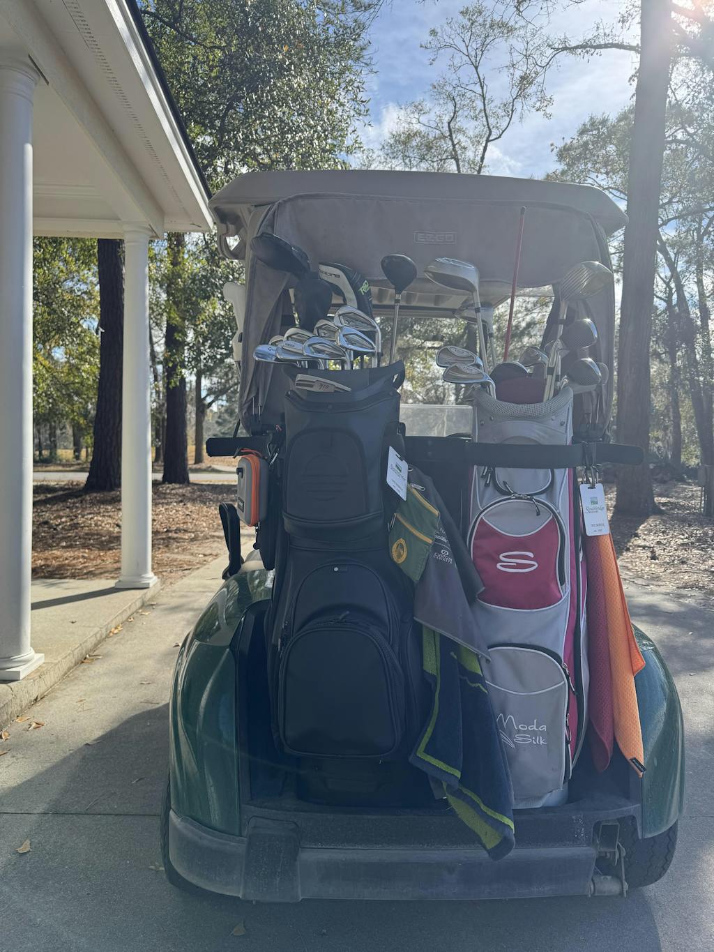 THE BIG RIG | Cart Bag - Toasted Almond – Sunday Golf