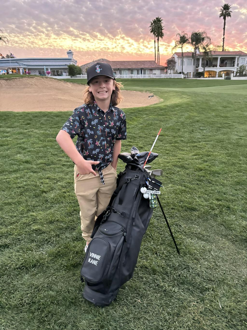 Ryder S-Class | Pink Leather Full Size Stand Bag – Sunday Golf