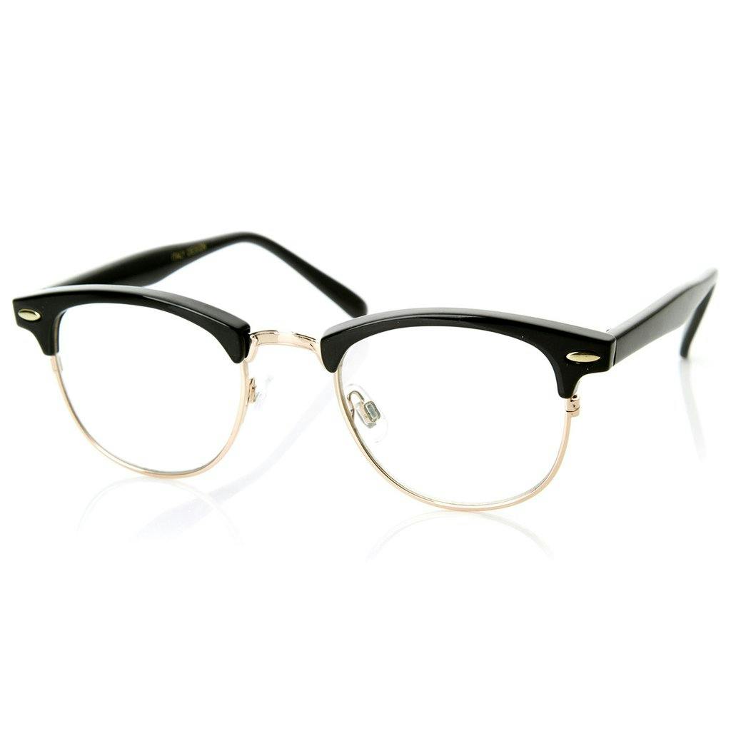 Optical Quality Horned Rim Clear Lens Rxable Half Frame Horn Rimmed G Sunglassla