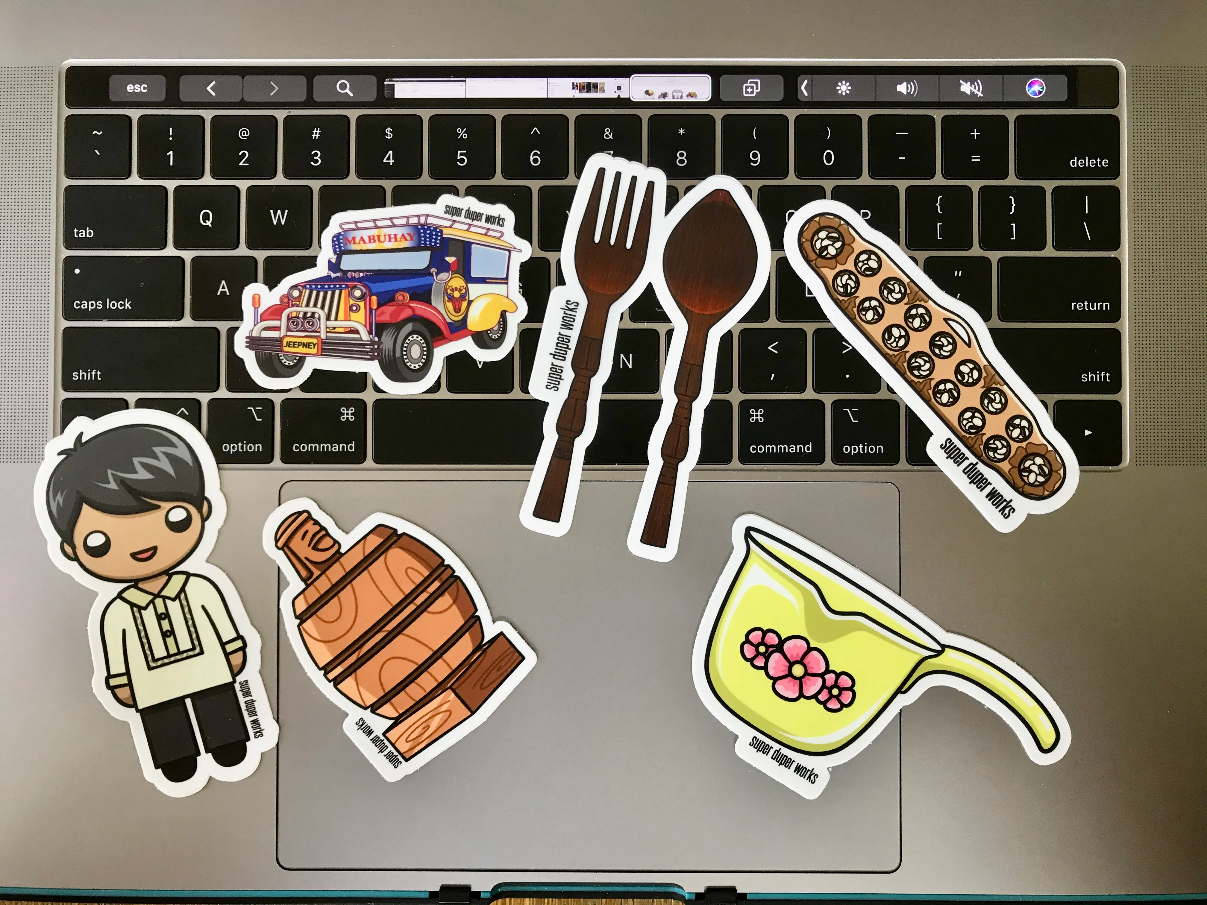 The Wooden Fork and Spoon Sticker – super duper works