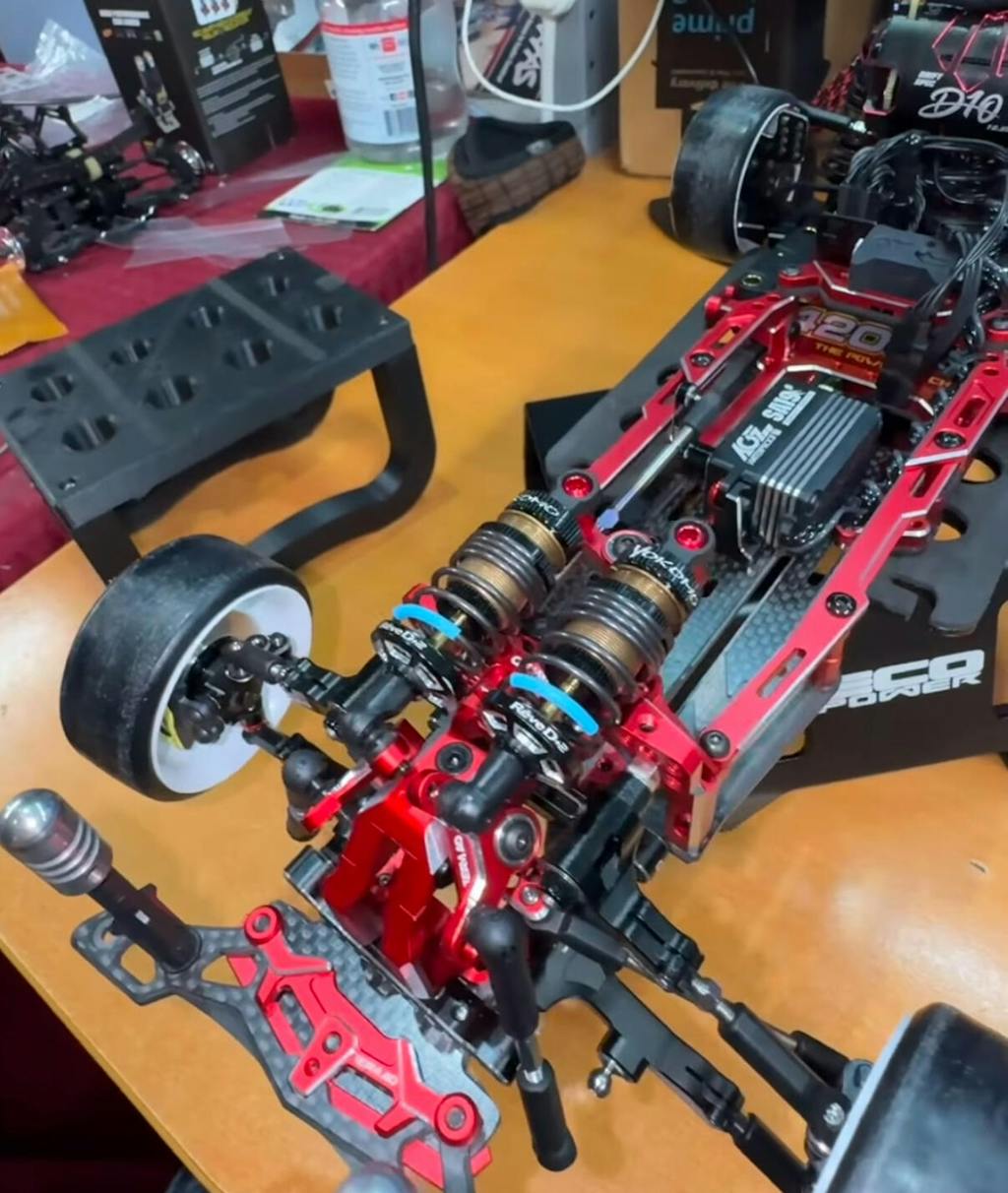 AD-XF IFS - Horizontal Shock Conversion Kit - BLACK RED PURPLE [Team A ...