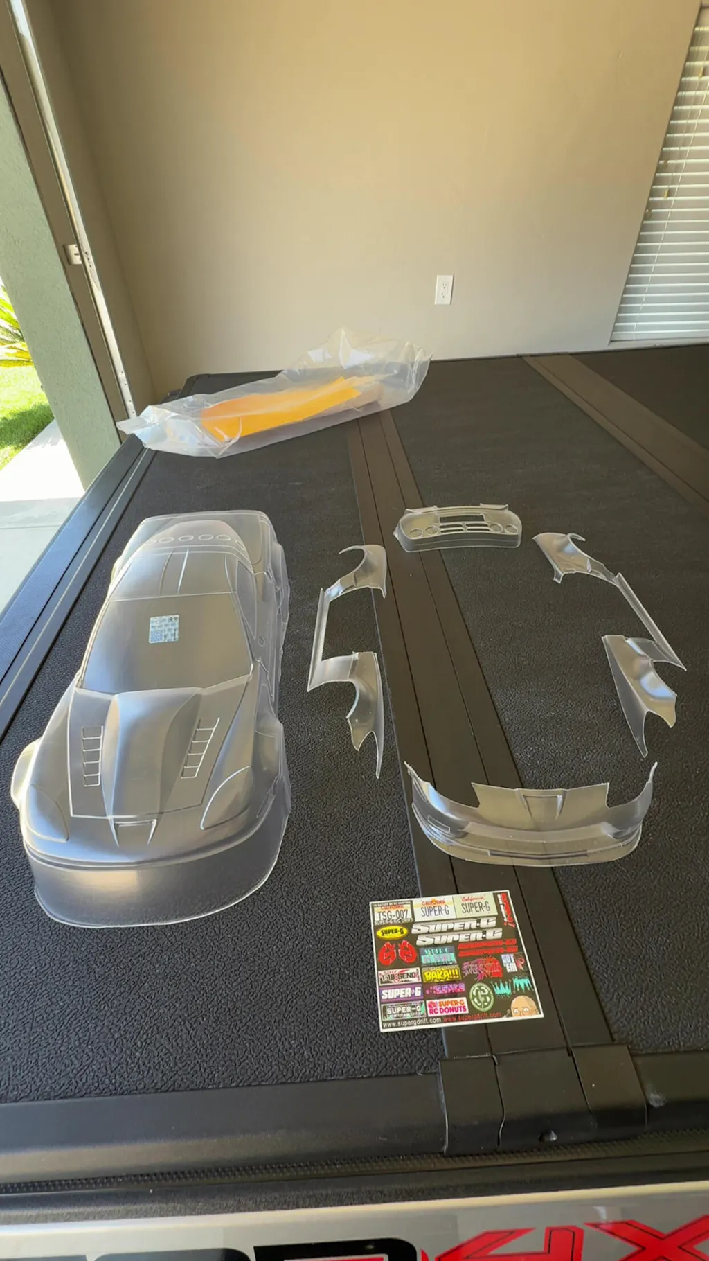 2004 Chevy Corvette C6 w/ D-SAITO WIDEBODY Z06 1-10 Drift Body Shell ...