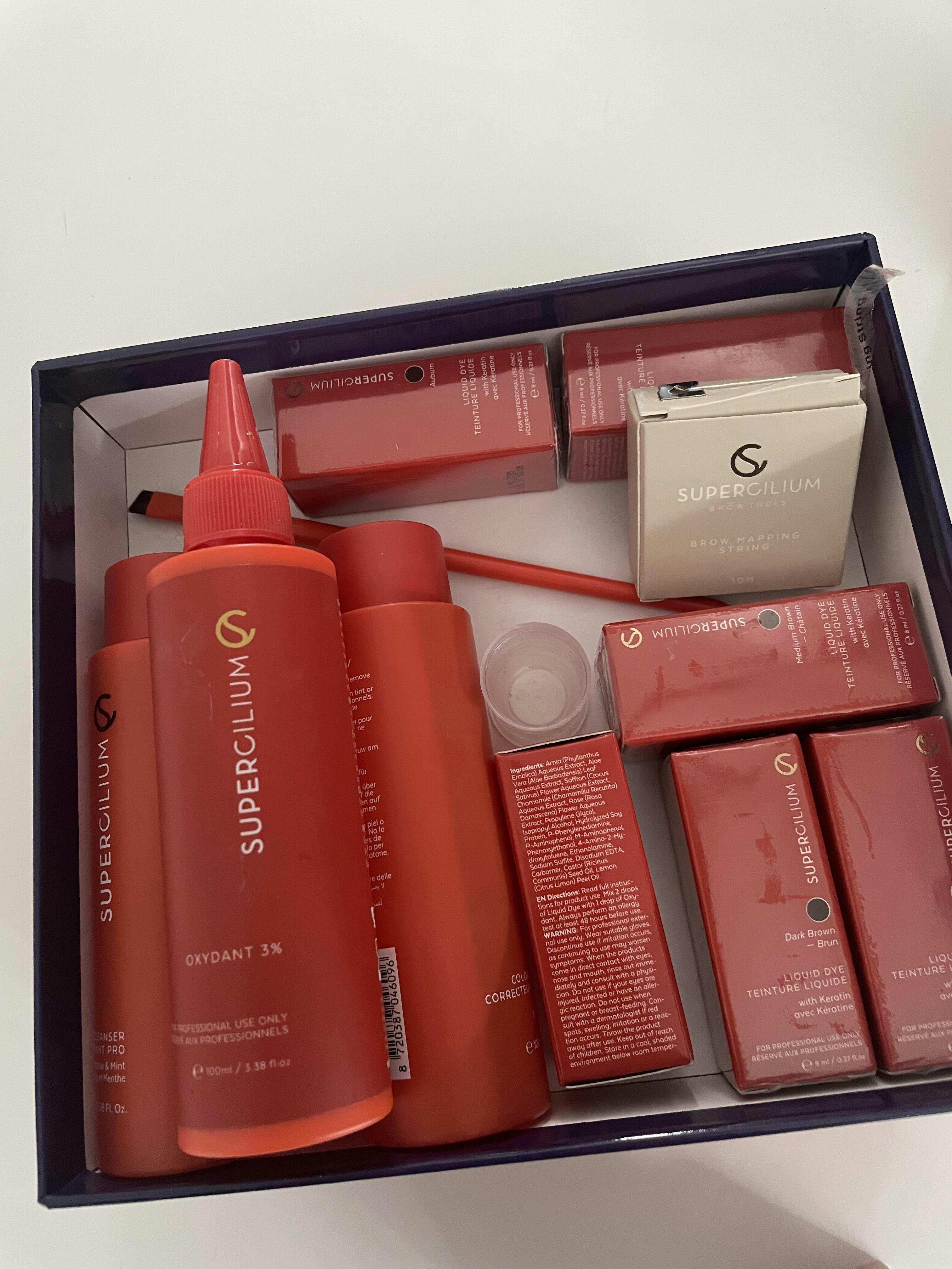 Liquid Dye Starter Kit with keratin for brows and lashes | Supercilium