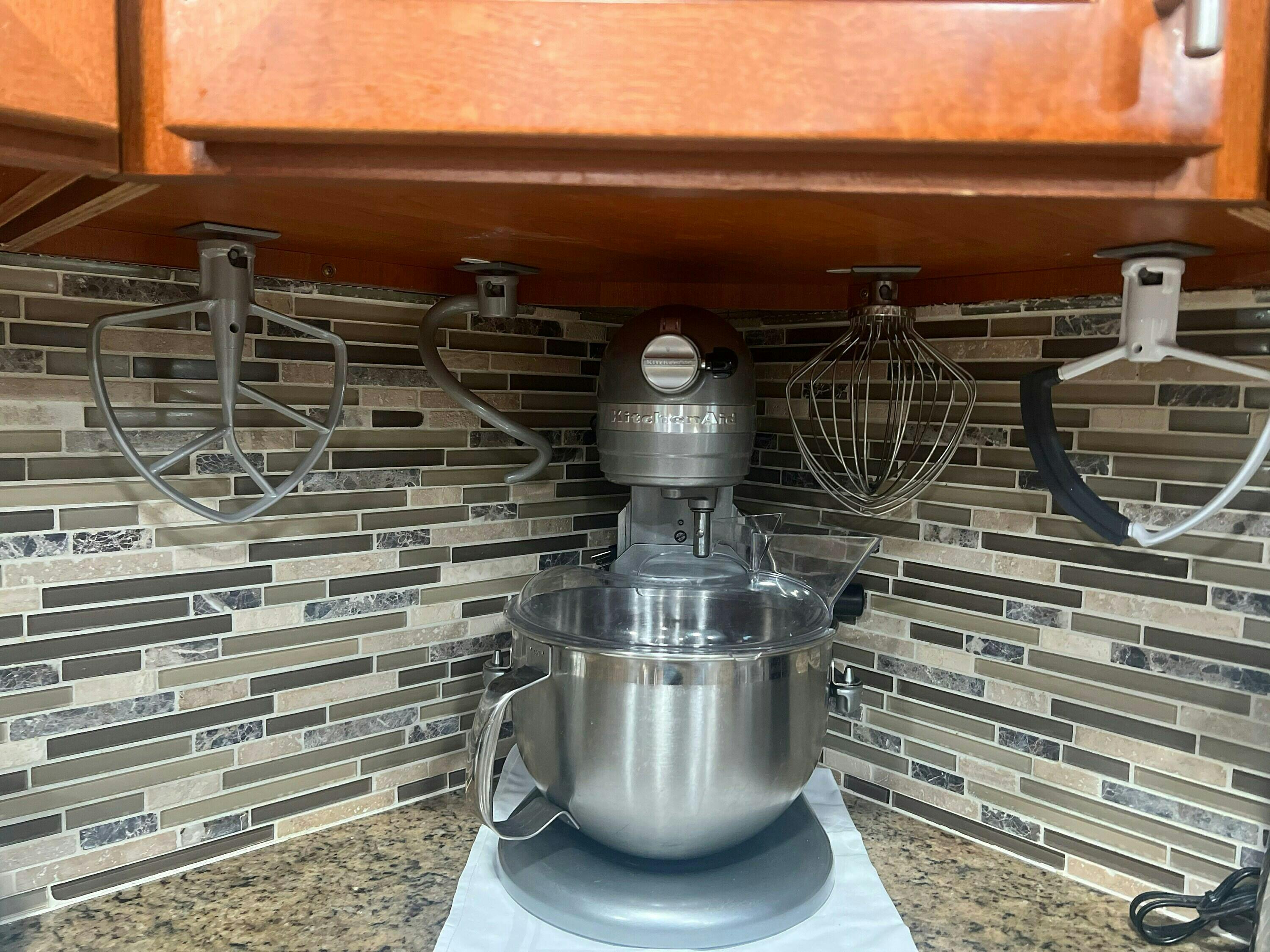 4-PACK Attachment Mounts for KitchenAid Stand Mixer | 4-PACK Space Sav