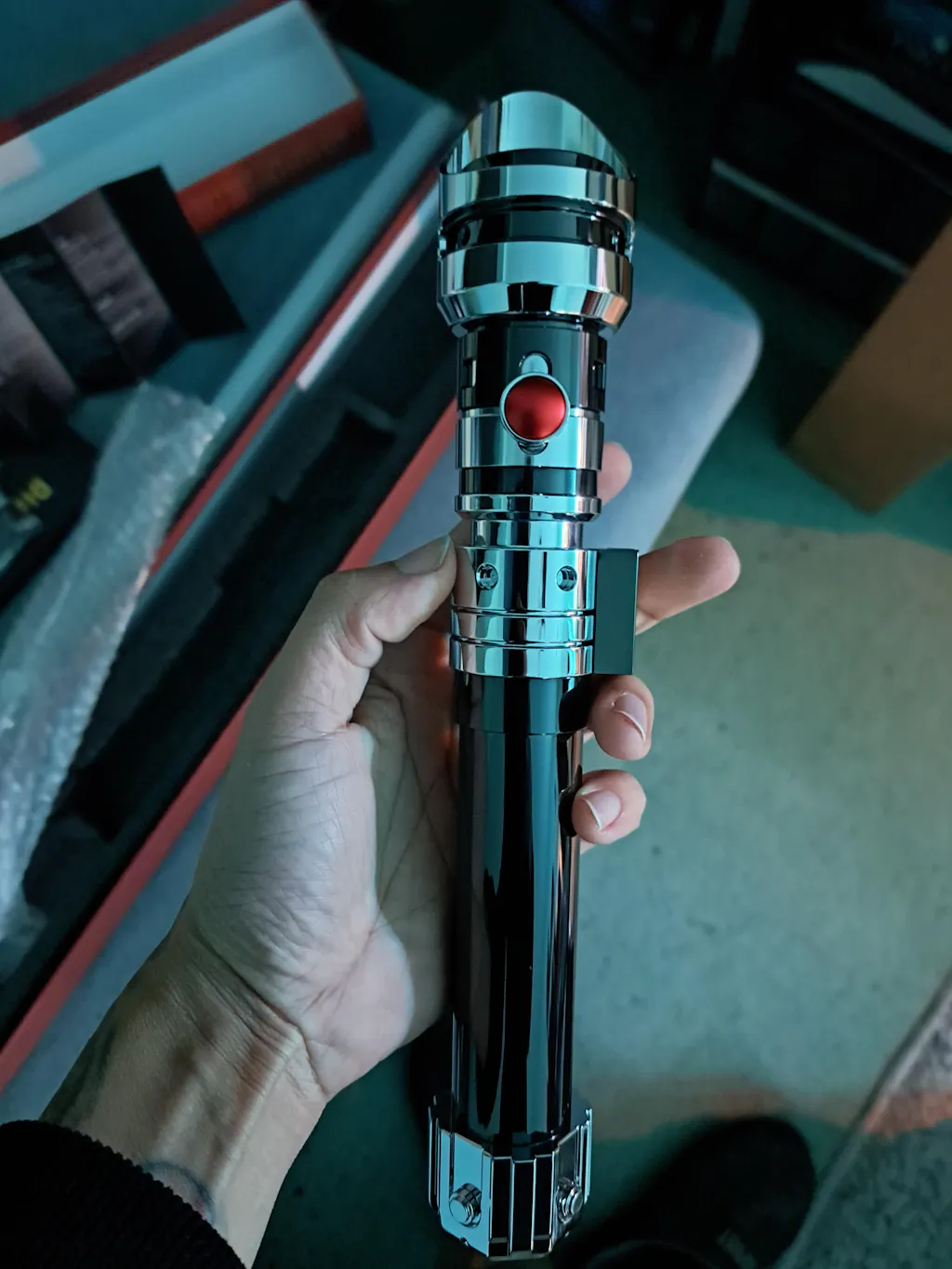 Sith Lord Light Saber With Mangekyo Sharingan Button – SUPERNEOX®