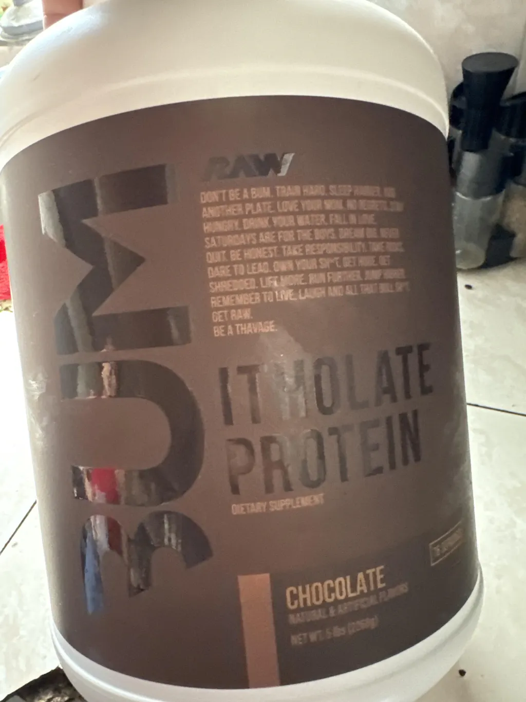 Raw Nutrition Bum Itholate 5 Lbs – Suplementos Alex MX