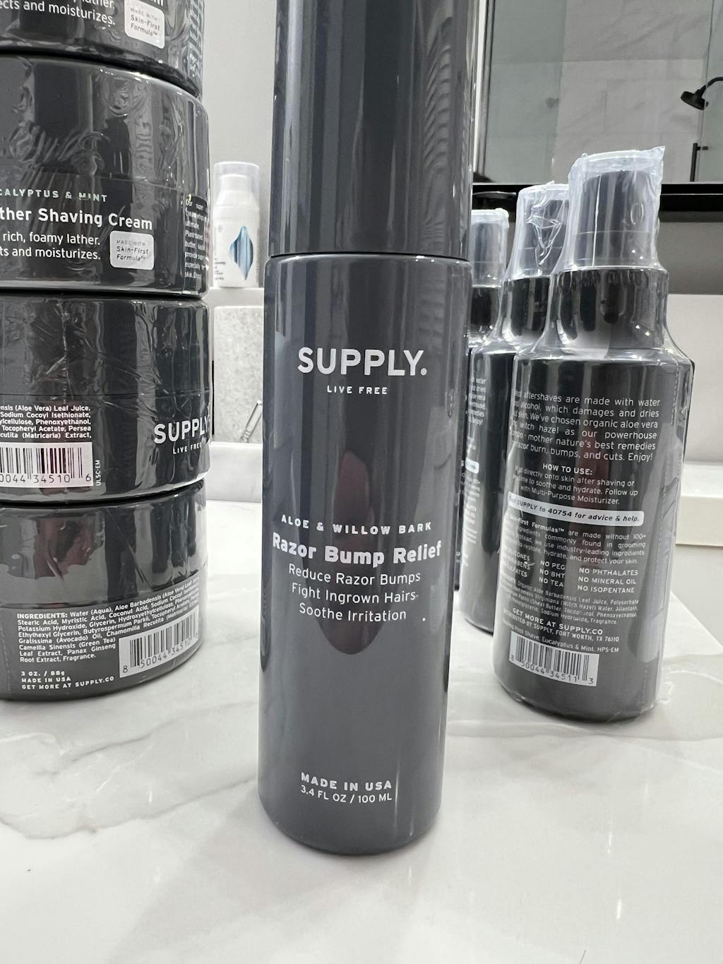 SUPPLY Ultra Lather Shaving Cream - 100% Natural, Premium Ingredients ...