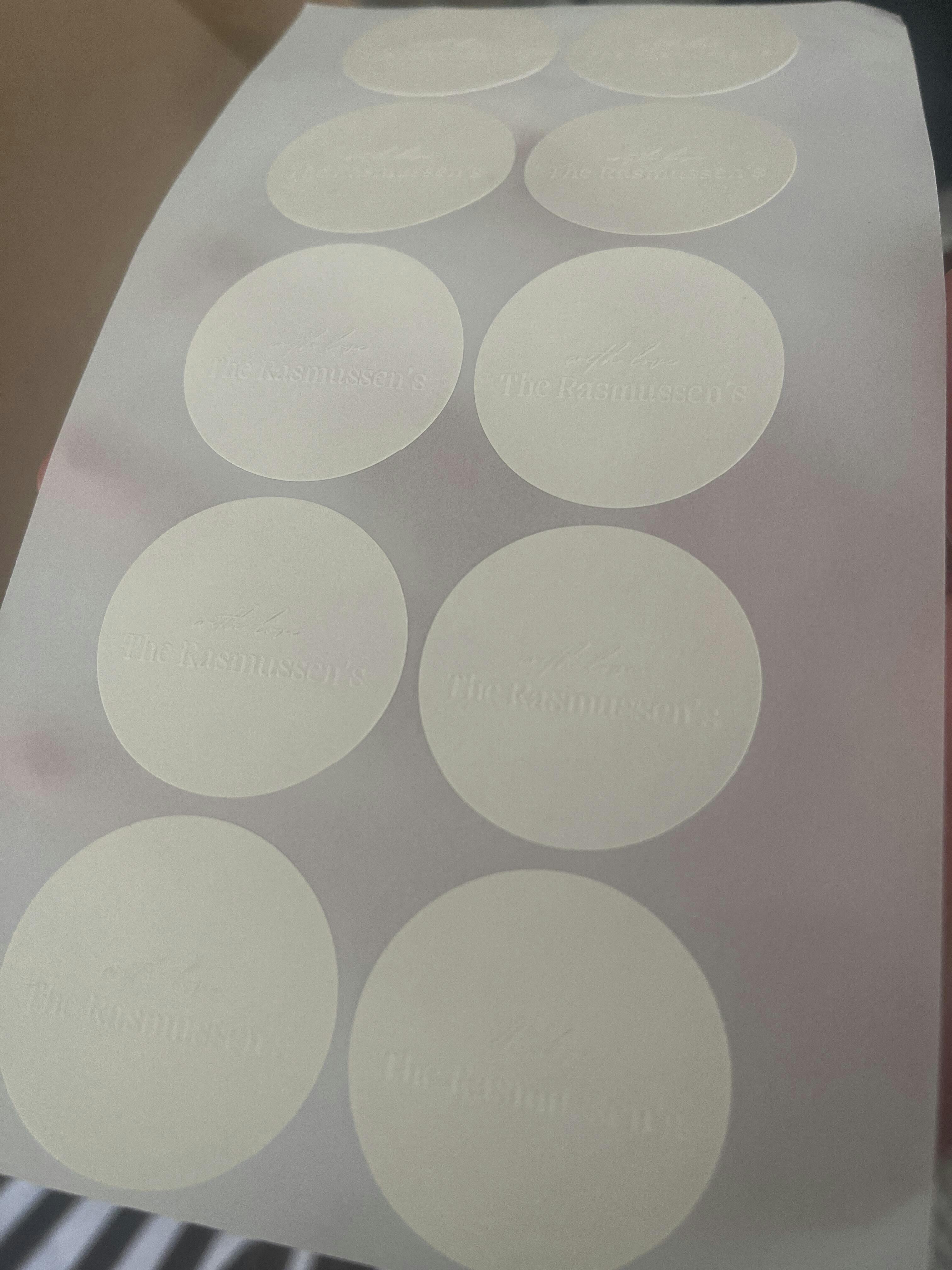 Custom Embossed Stickers| Supr Pack – suprpack.com