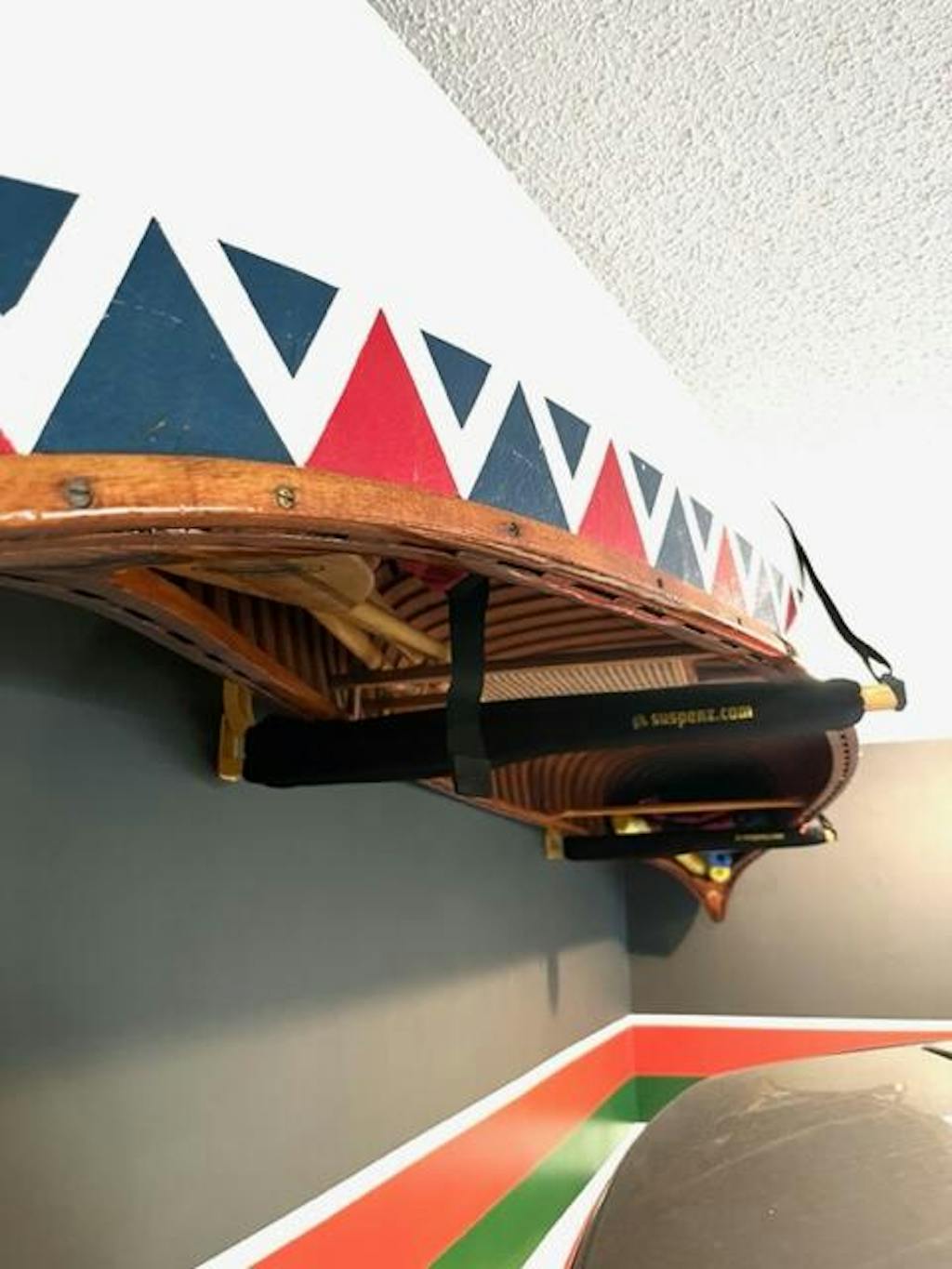 Wall Canoe Brackets | 36" Canoe Racks - Suspenz