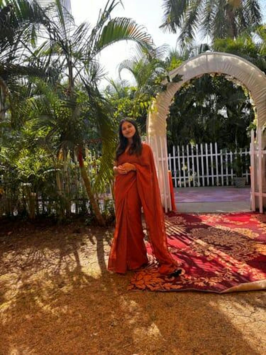 Orange Cotton Zari Saree|Hungry Sitara|Suta