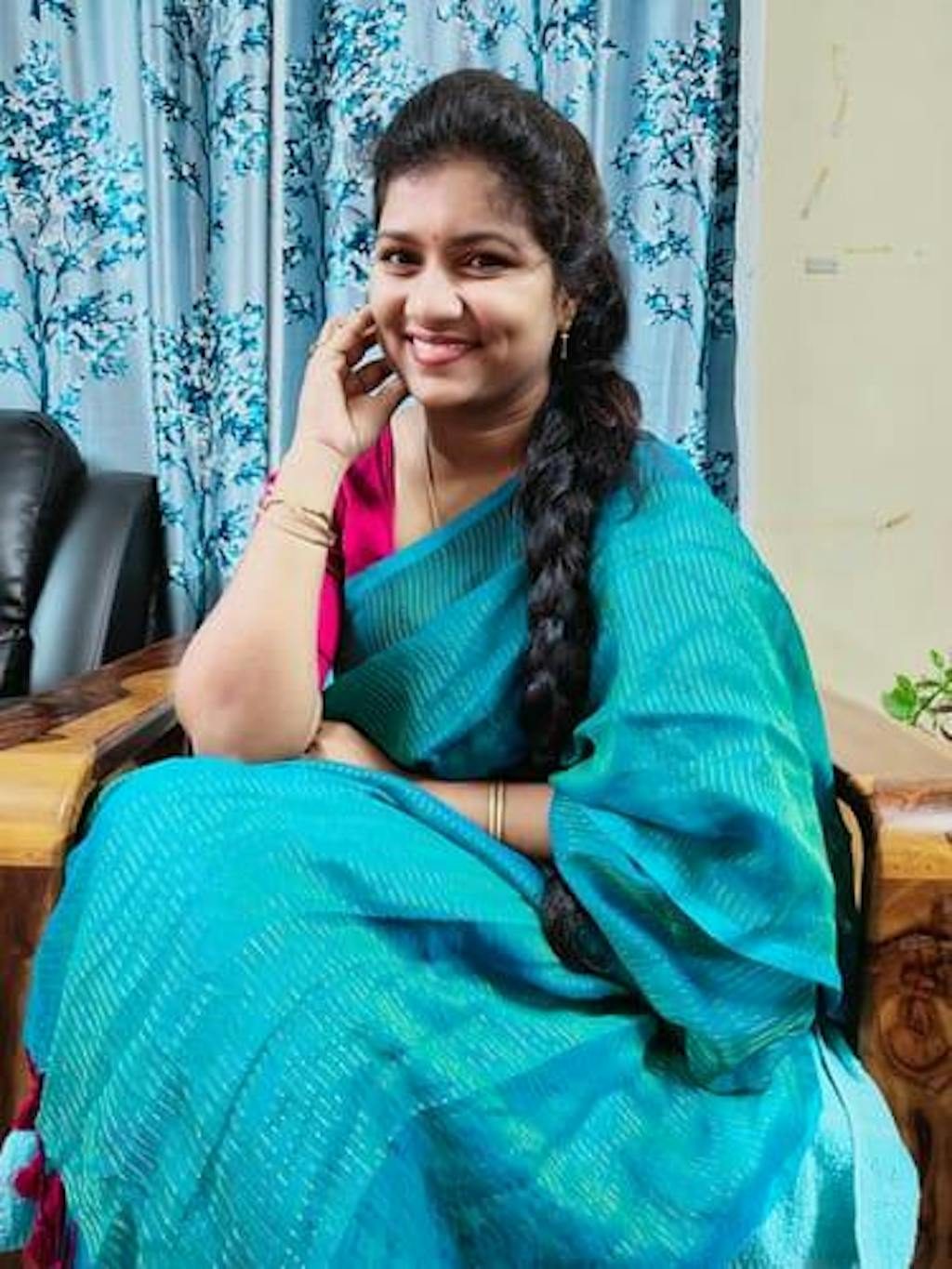 Cotton Zari Green Blue Saree With Tassels|Hopeful Sitara|Suta