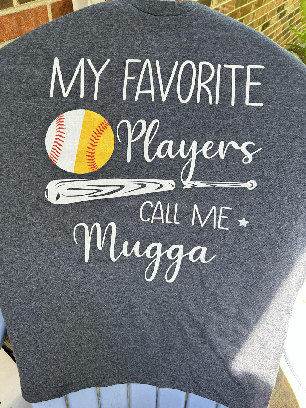 My Favorite Player Calls Me Grandma - Personalized Custom T Shirt - Bi ...