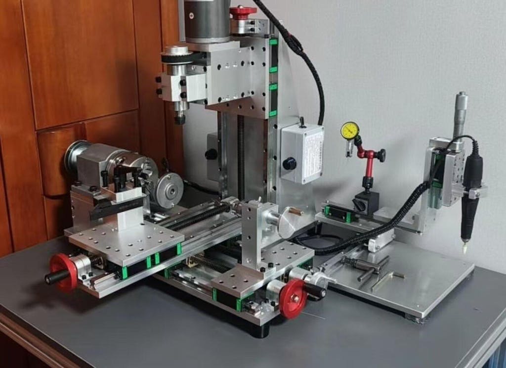 Mini Lathe–Mill–Drill Combo Machine – 3-in-1 Metalworking Centre ...