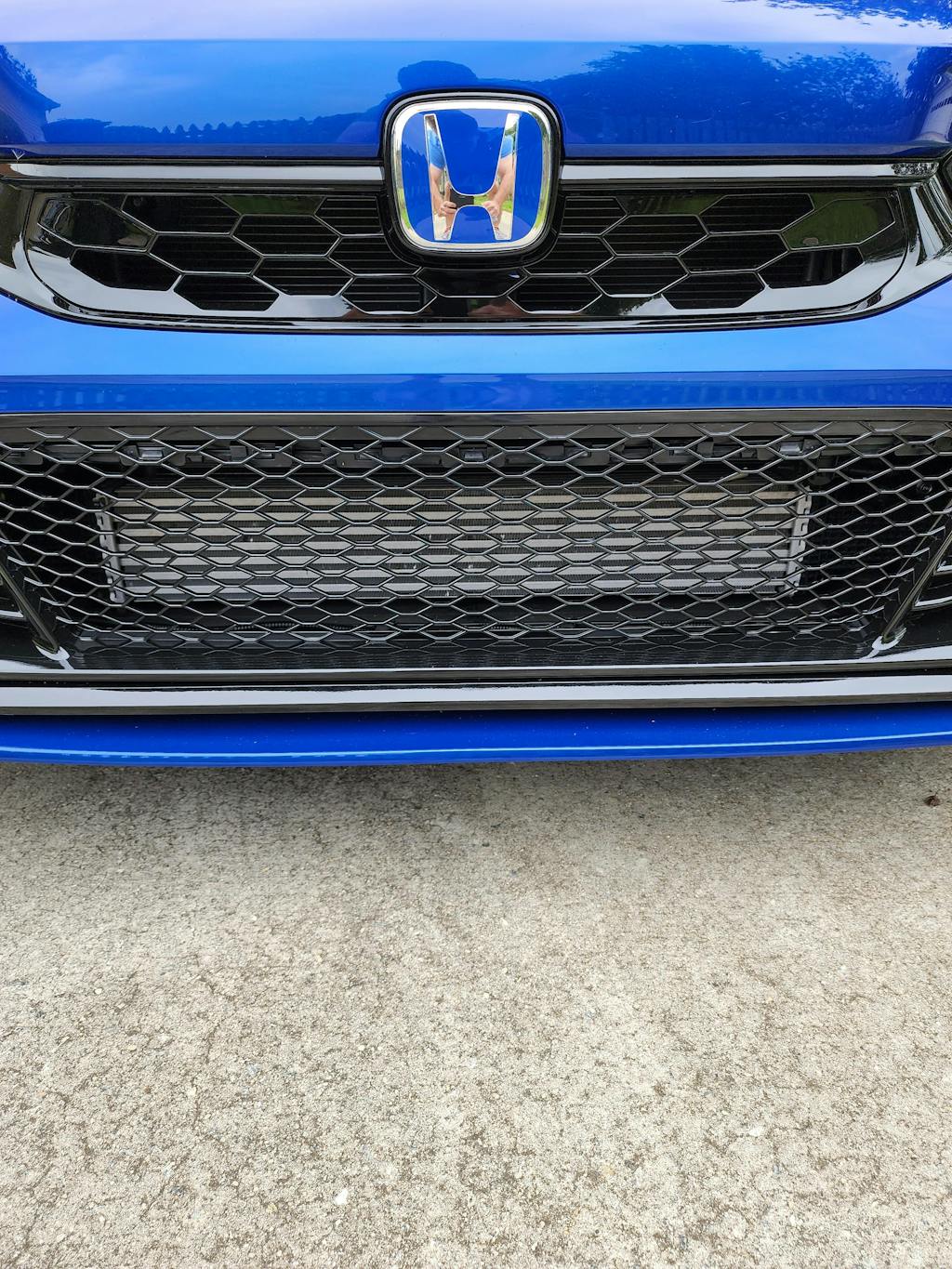 SWA 2022-2024 11th Gen Honda Civic GLOSS BLACK Honeycomb Front Grille ...