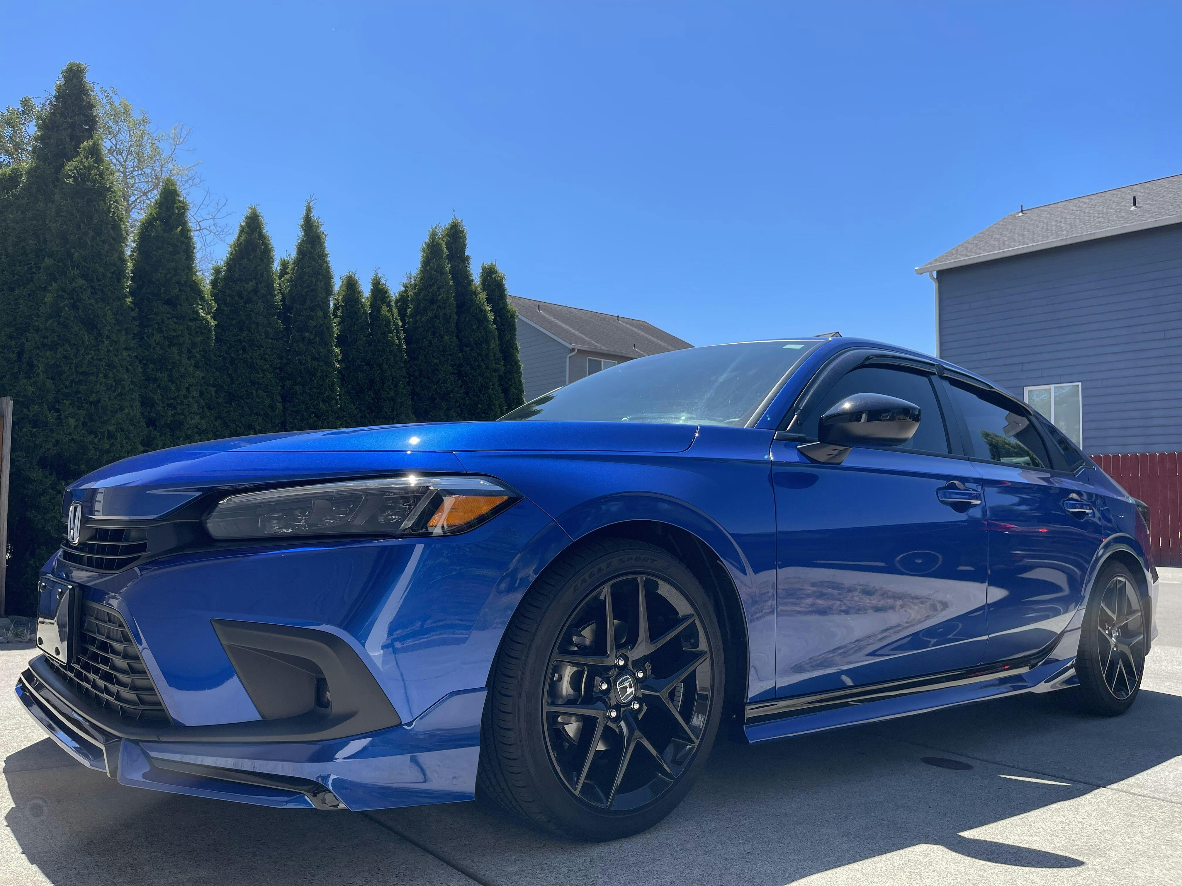 2022-23 11th Gen Civic YOFER V3 4 Pc Night Shadow Front Lip (Painted ...