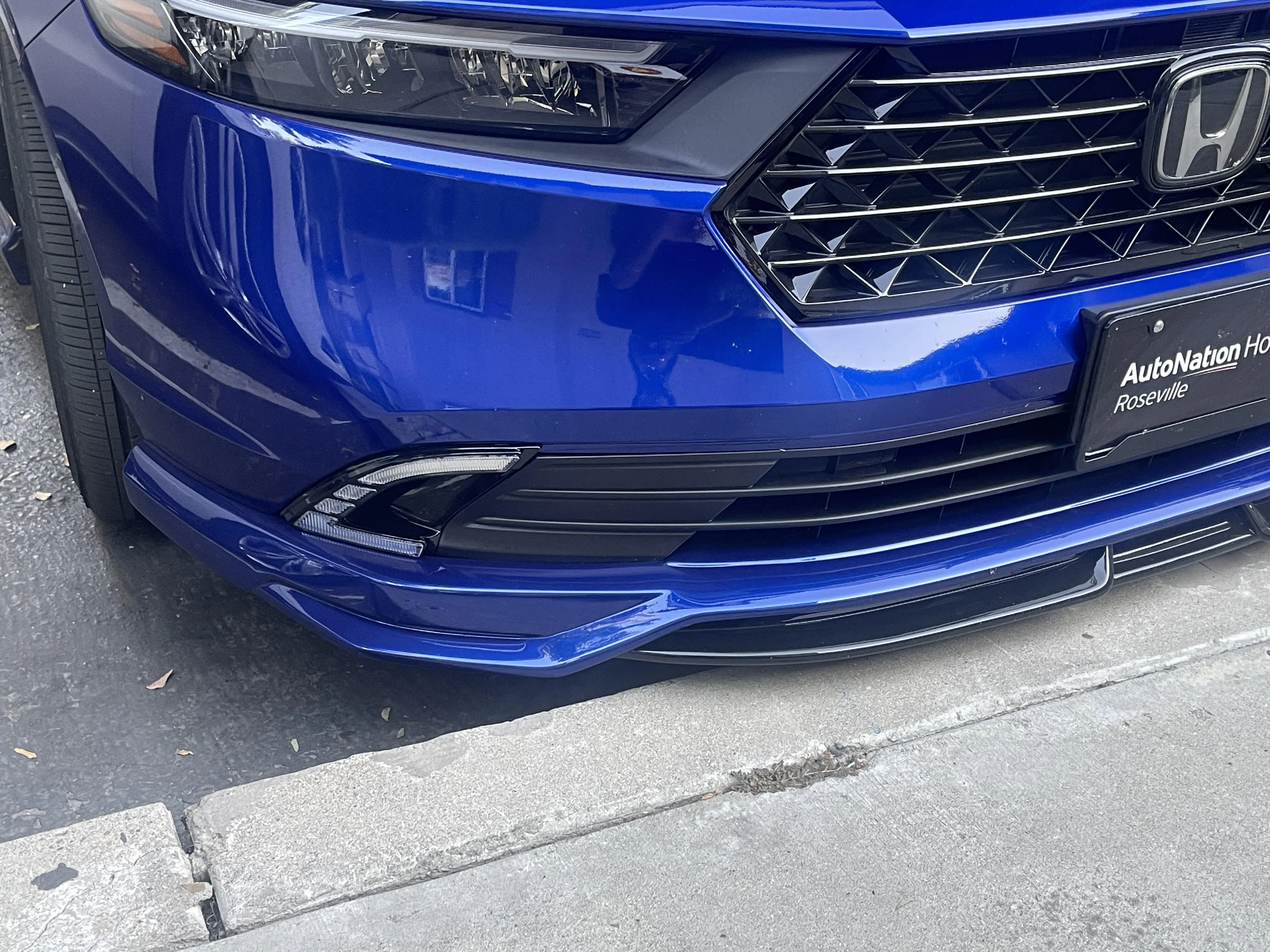 2023-2024 11th Gen Honda Accord ACR 1 PC Front Lip Splitter (Painted ...