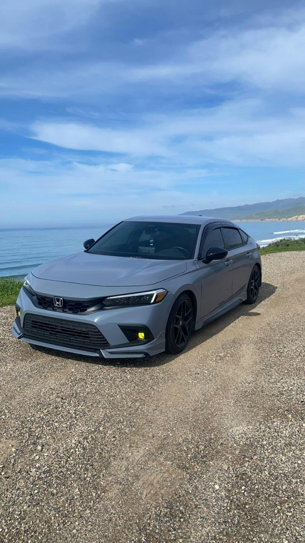 2022-2024 11th Gen Civic YOFER V3 4 Pc Night Shadow Front Lip (Painted ...